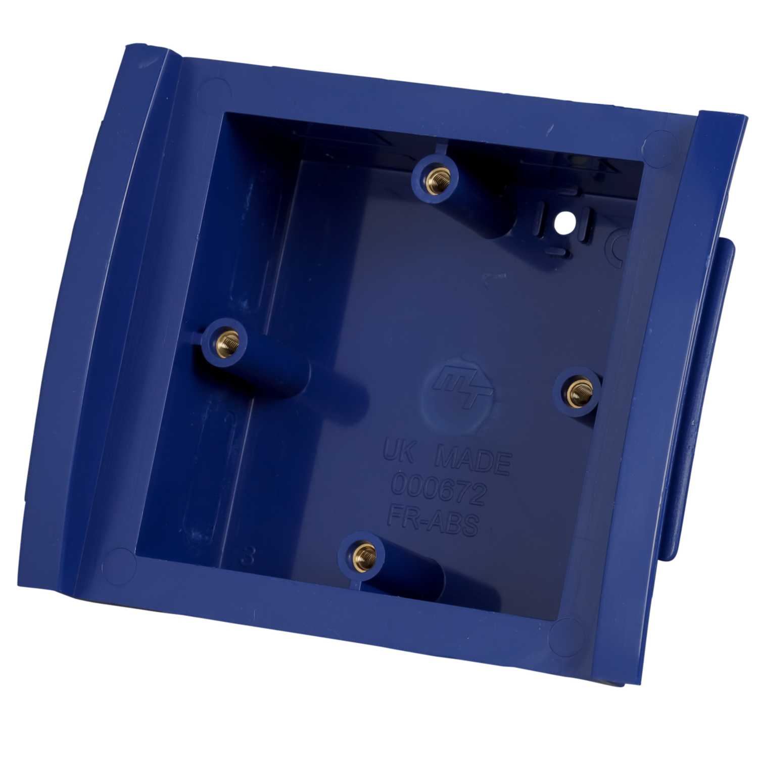 Marshall Tufflex 1 Gang 30mm Outlet Box Blue for Odyssey Trunking (Sold ...