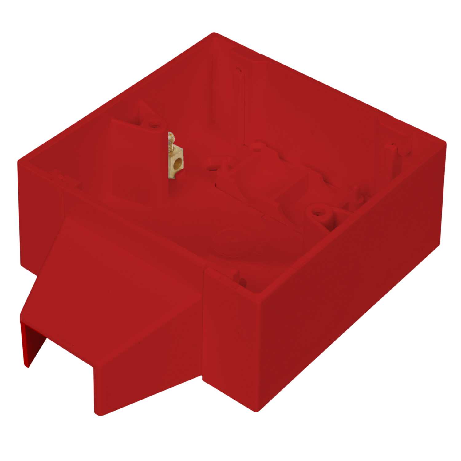 Marshall Tufflex 1 Gang 35mm PVC Surface Box with 2 x Mini Trunking ...