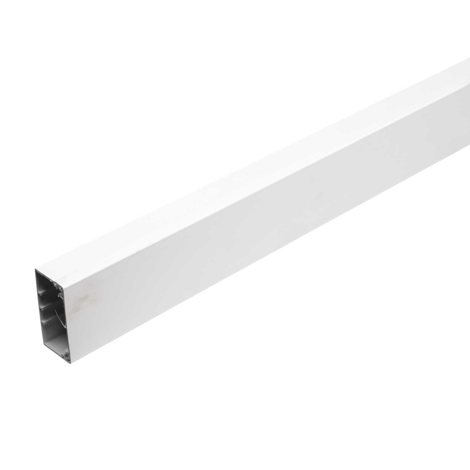 Marshall Tufflex 100mm x 50mm PVC Maxi Trunking White (3m Length ...