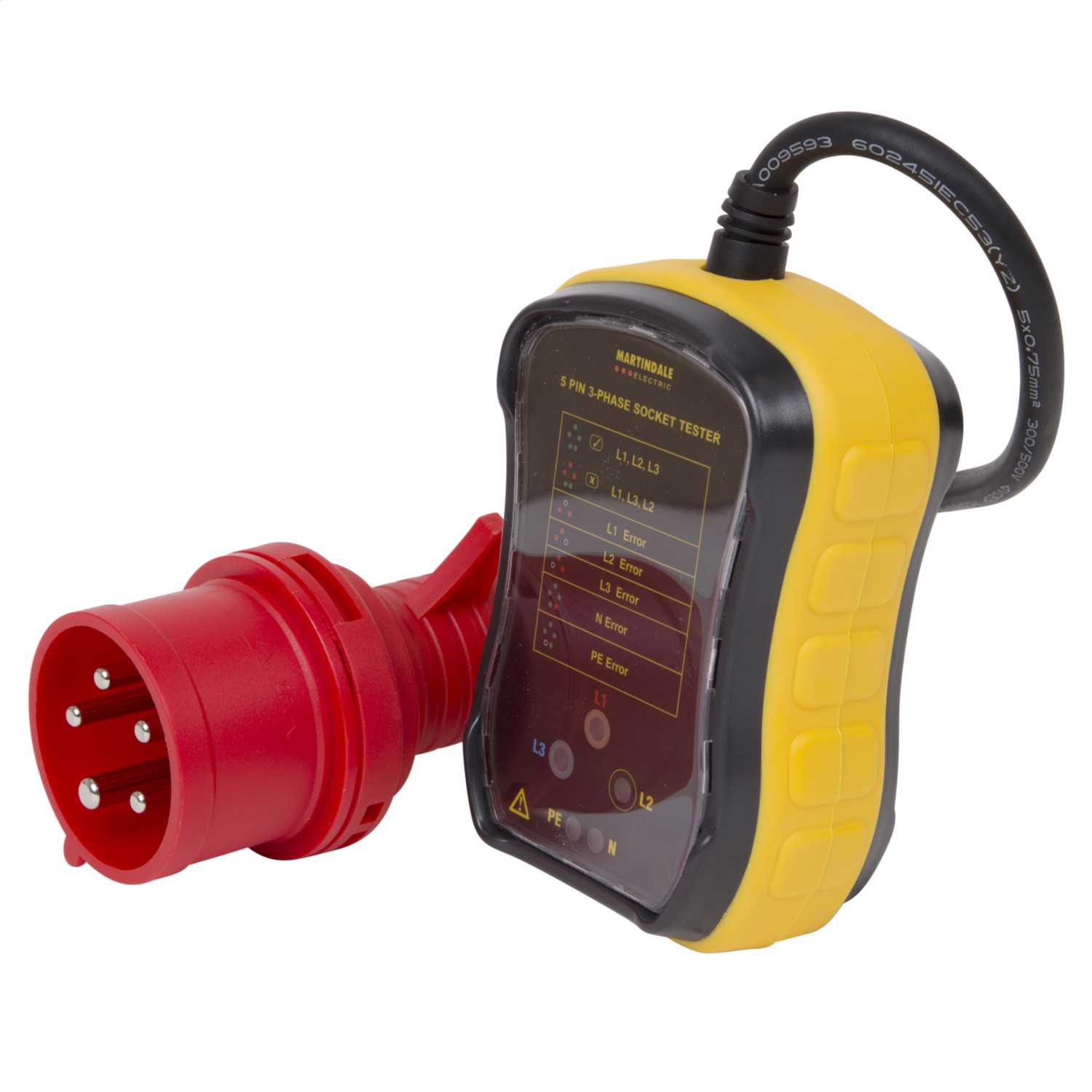 Martindale 16A 5 Pin Socket Tester (MARPC105/16) | CEF