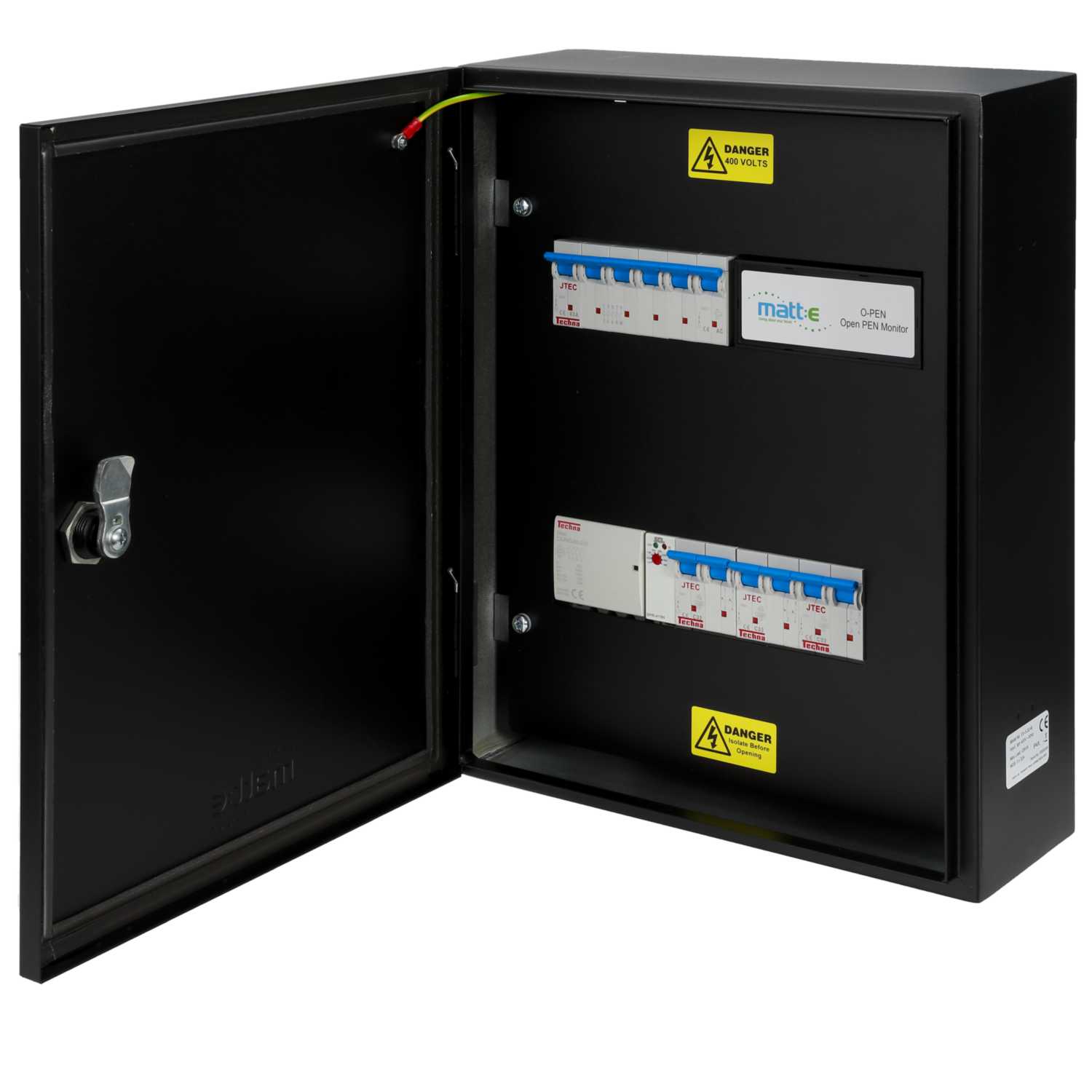 Matt:e 3 Phase EV Connection Unit with 3 x 32A Double Pole Type C MCBs ...