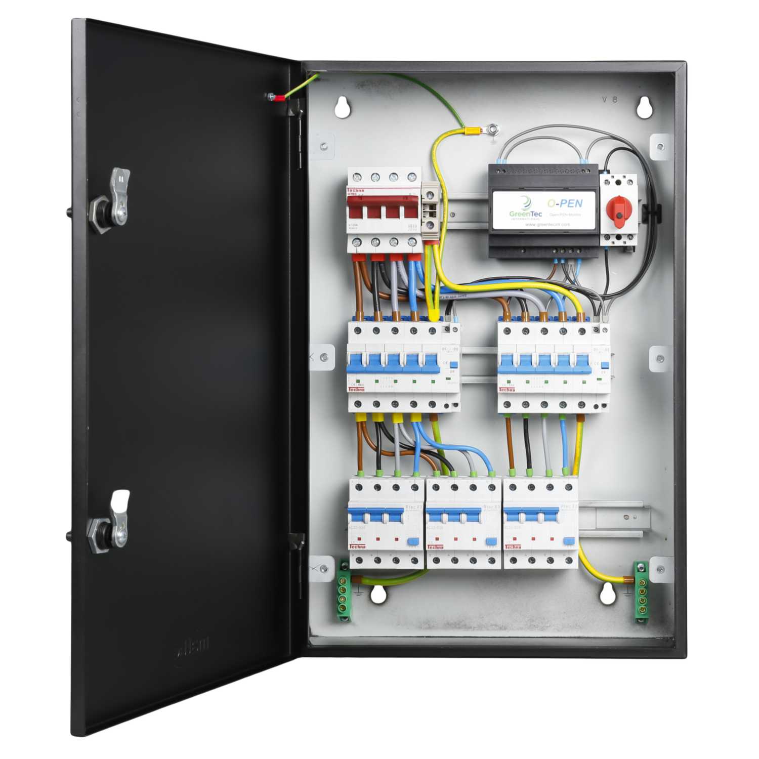 Matt:e 3 Phase EV Connection Unit with 3 x 4 Pole 32A Type A RCBOs (EVU ...