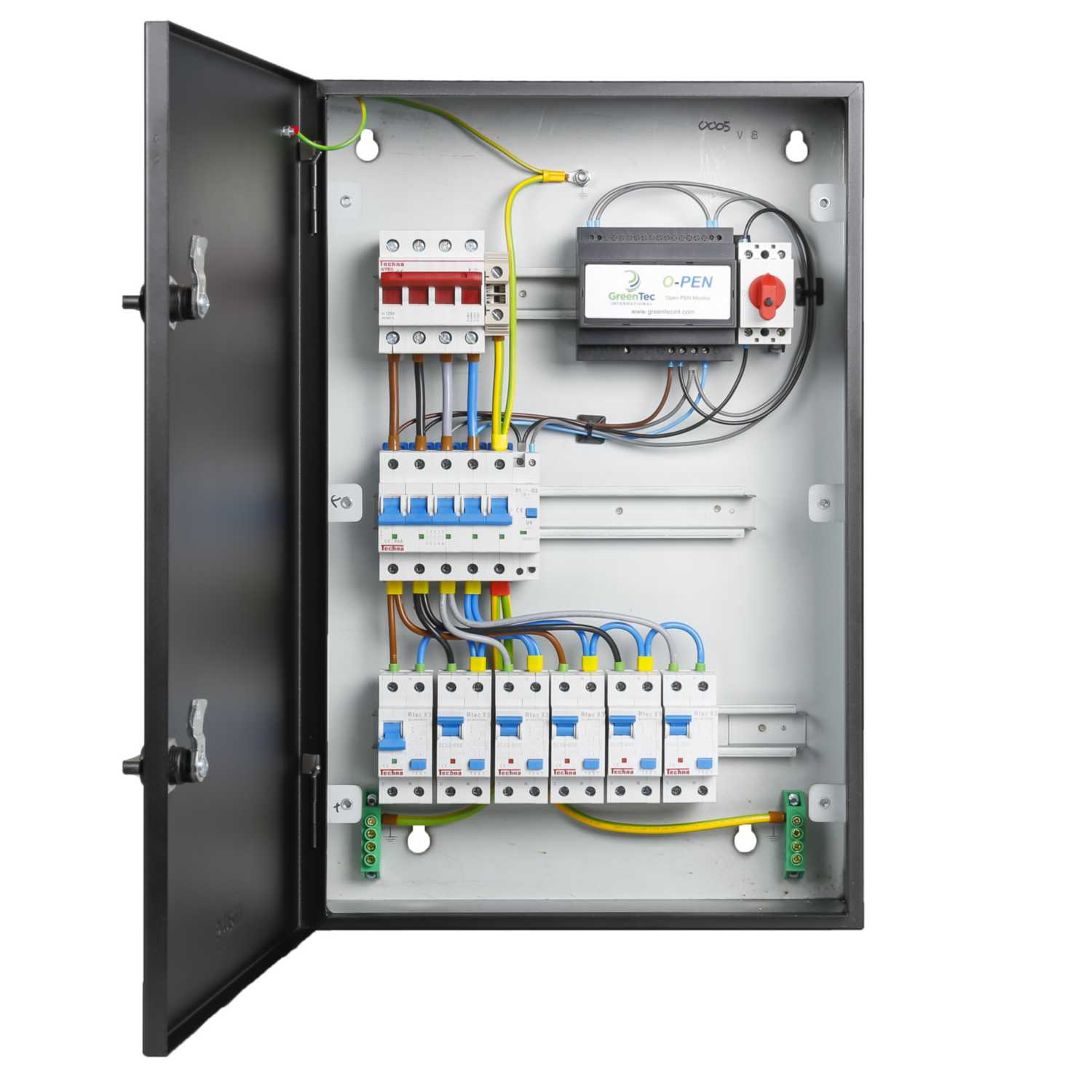 Matt:e 3 Phase EV Connection Unit with 6 x 32A Single Phase Type A ...