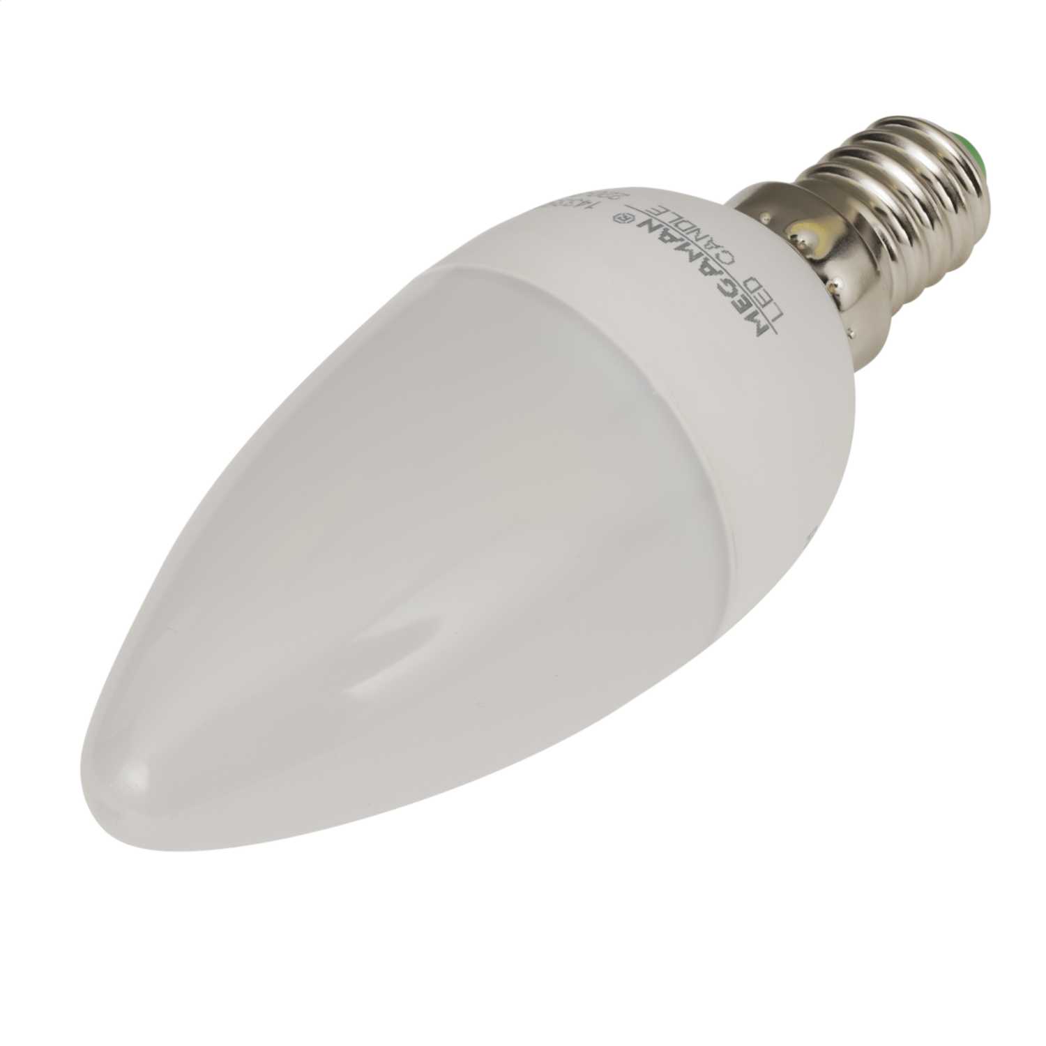 Megaman 5.5W SES LED Non Dimmable Candle Lamp Opal 4000K (143350) | CEF Megaman 5.5W SES LED Non Dimmable Candle Lamp Opal 4000K (143350) | CEF