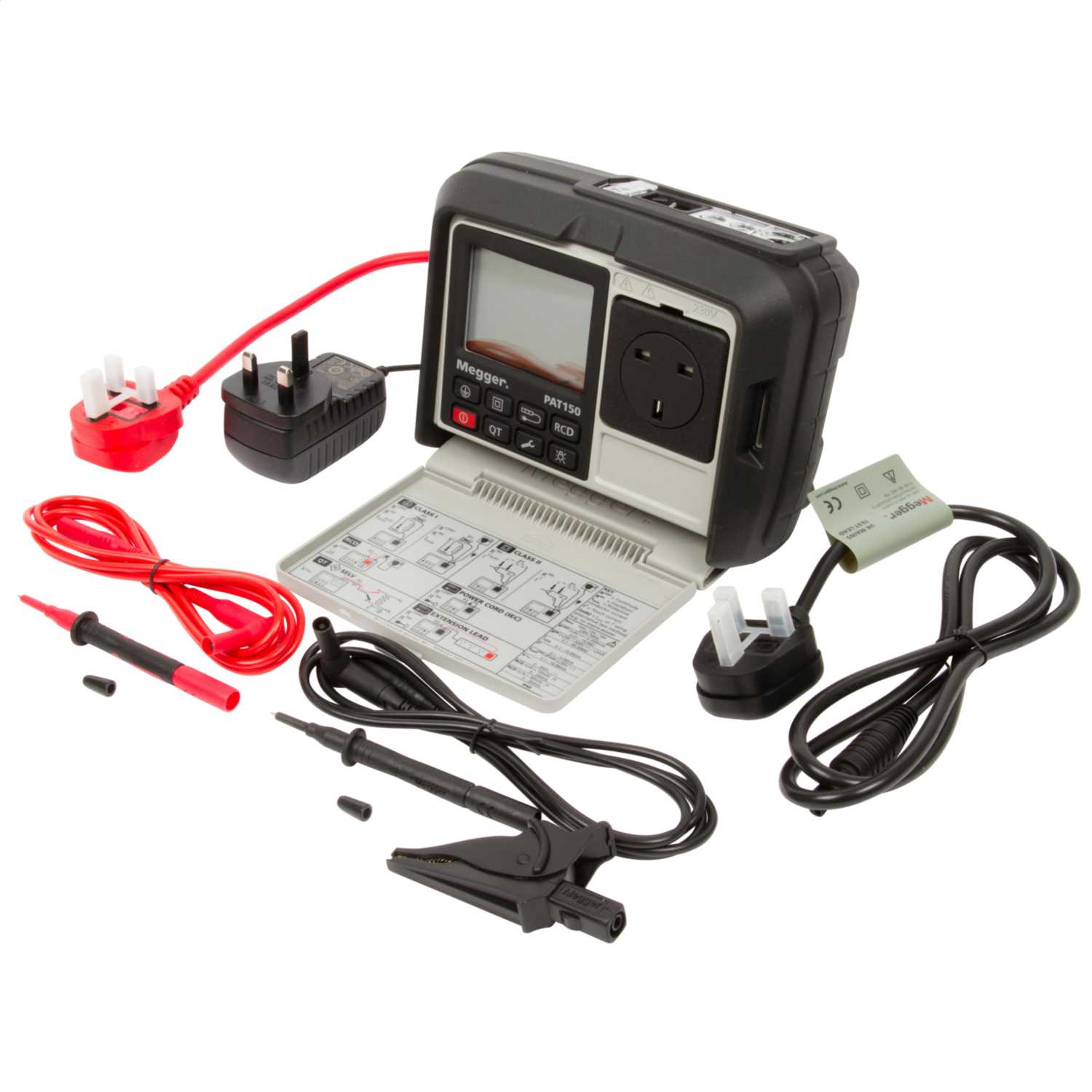 Megger PAT150R Battery Powered Hand Held Portable Appliance Tester ...