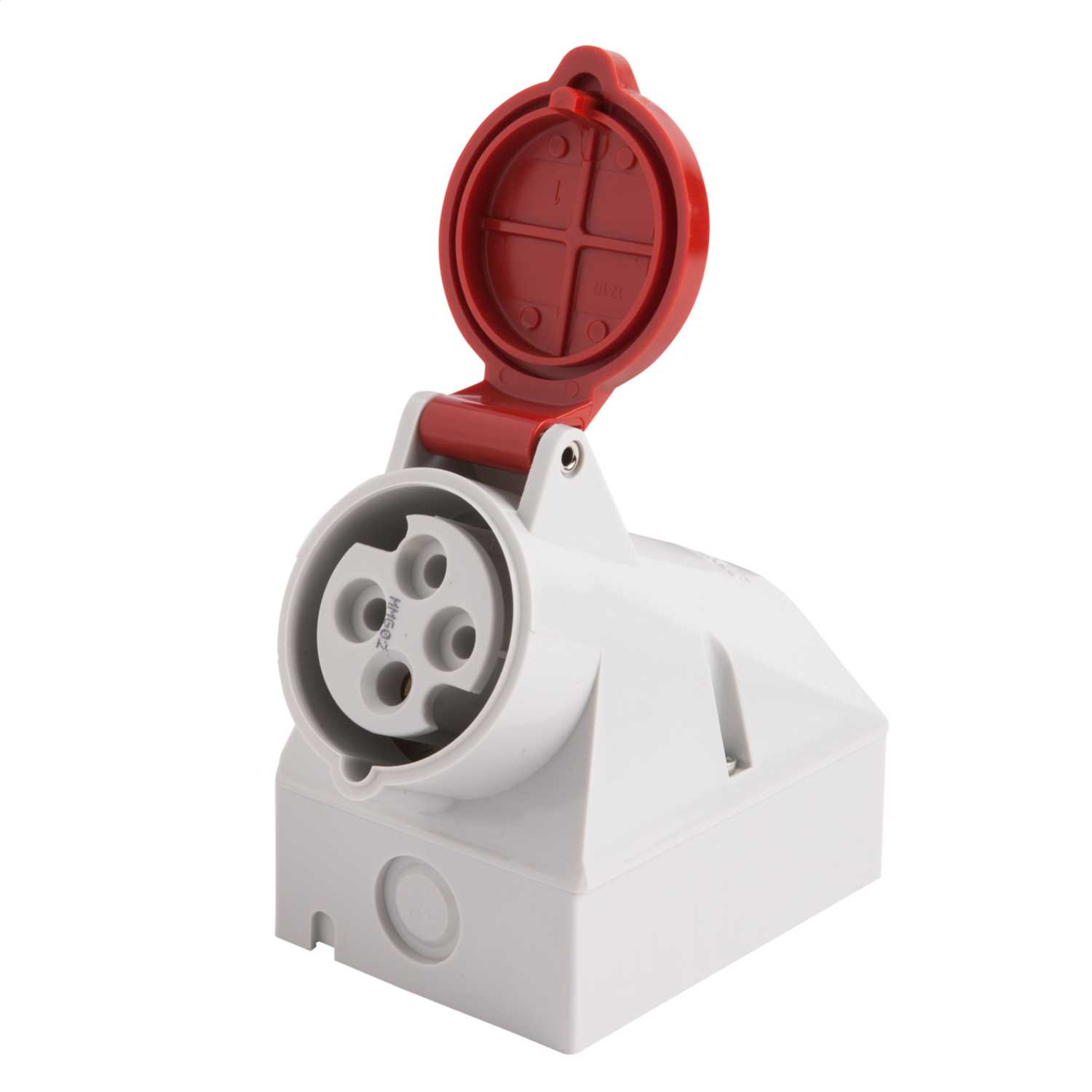 Mennekes 16A 3P+E 400V Wall Mounted Socket IP44 (105) | CEF