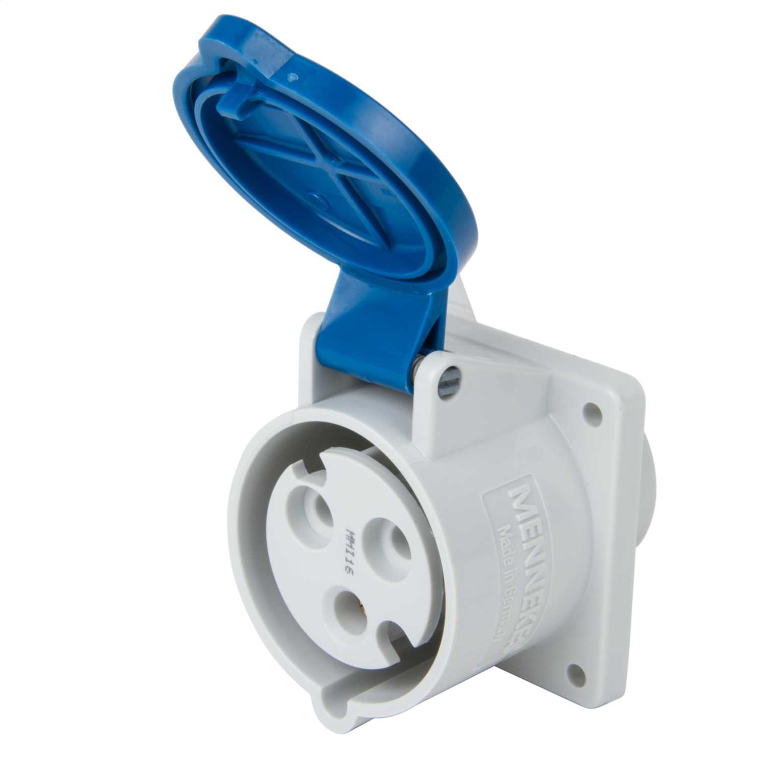 Mennekes 32A 2P+E 230V Panel Mounted Socket IP44 (1395) | CEF