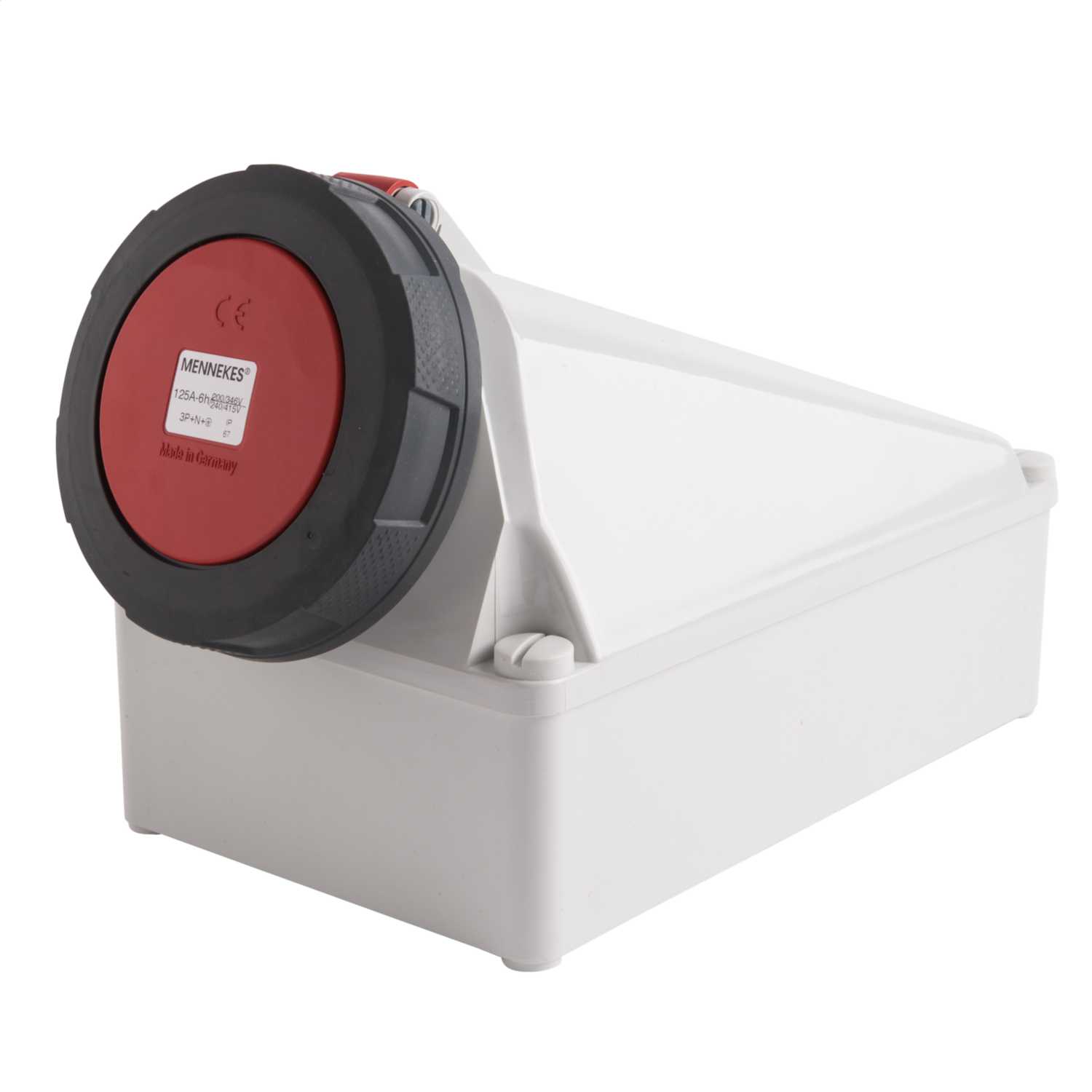 Mennekes 125A 3P+N+E 400V Wall Mounted Socket IP67 (143PA) | CEF