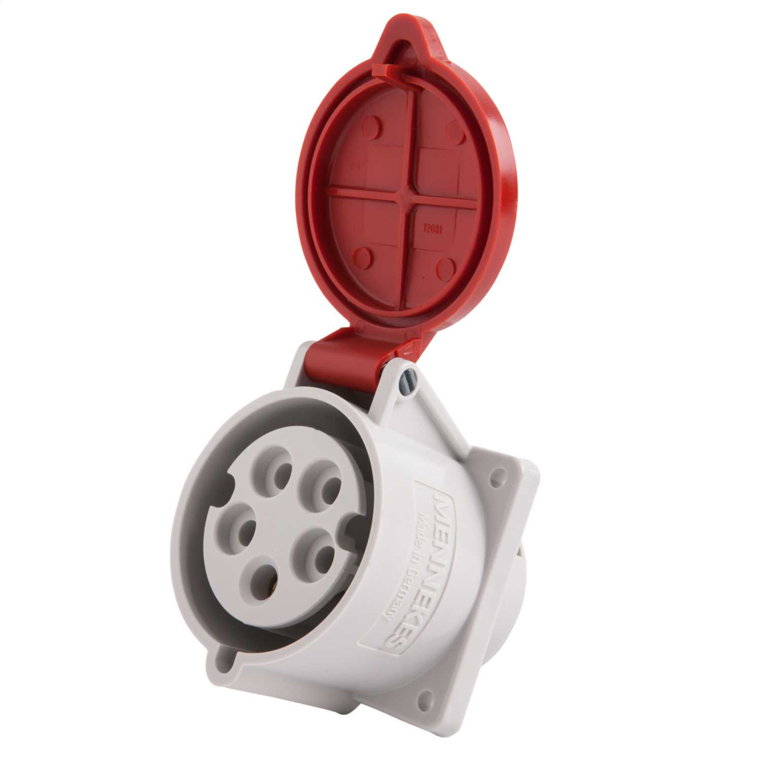 Mennekes 32A 3P+N+E 400V Panel Mounted Socket IP44 (3451) | CEF