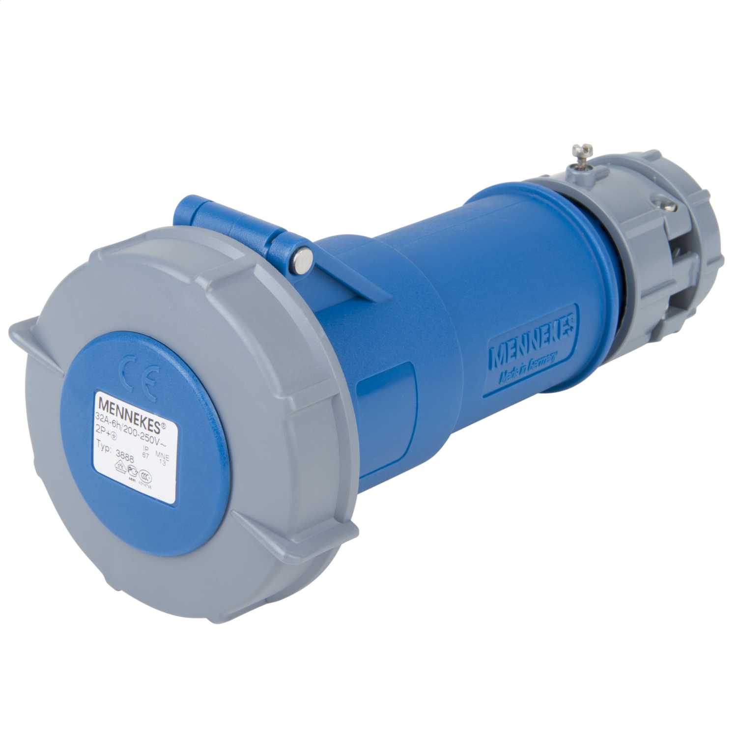Mennekes PowerTOP® 32A 2P+E 230V Coupler IP67 (3888) | CEF