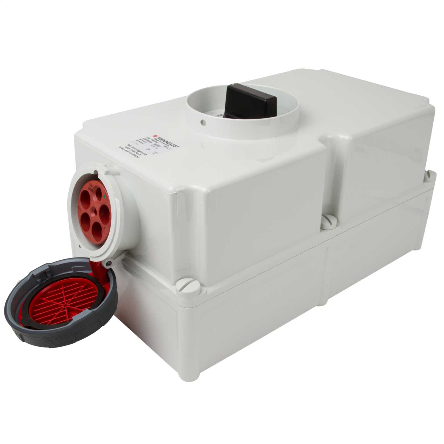 Mennekes 125A 3P+N+E 400V Interlocked Switched Socket IP67 (5692PO) | CEF