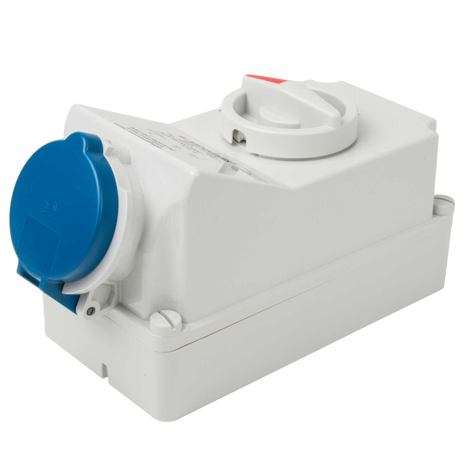 Mennekes 32A 2P+E 230V Interlocked Wall Mounted Socket IP44 (5696A) | CEF