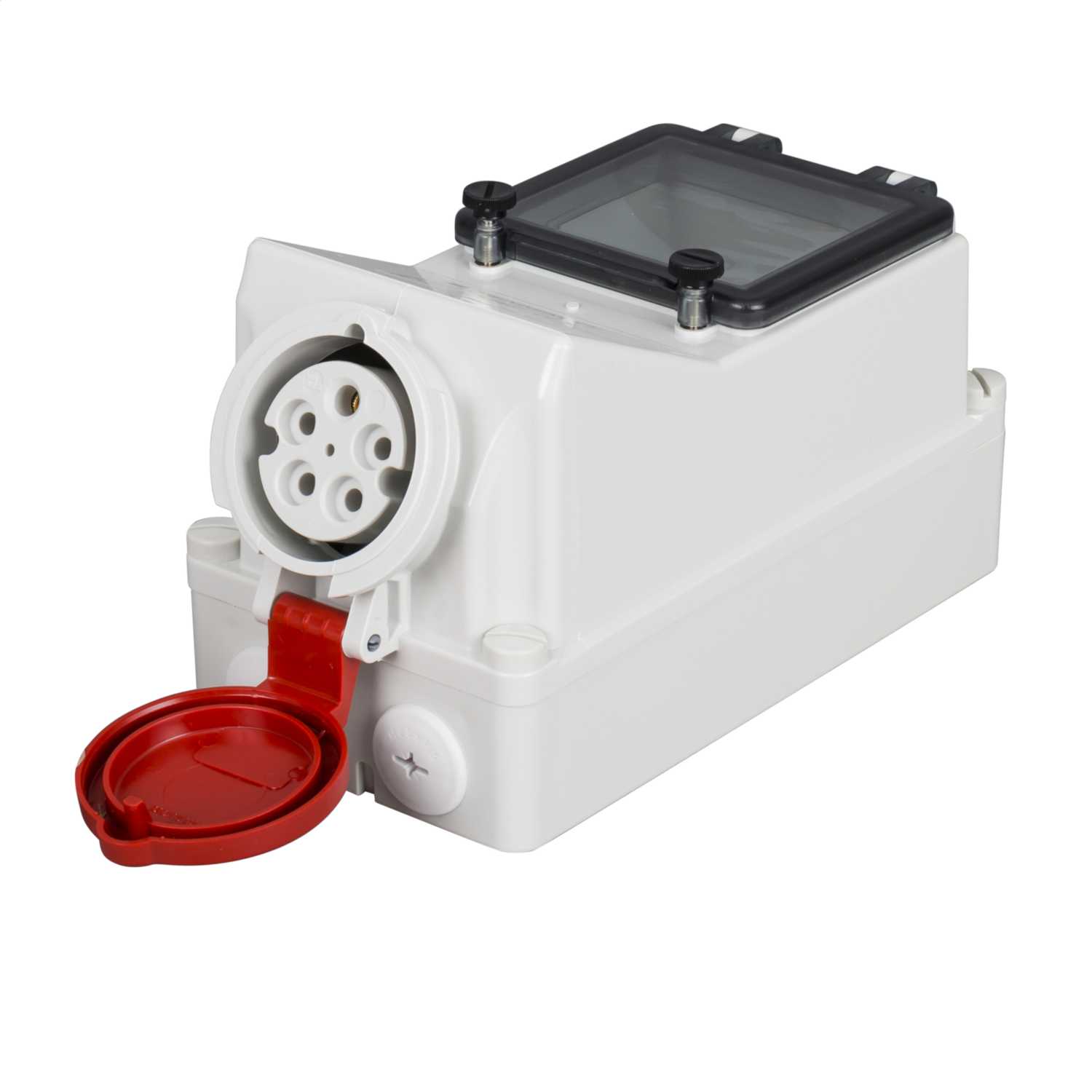 Mennekes 16A 3P+N+E 415V RCD Protected Socket IP44 (7312) | CEF