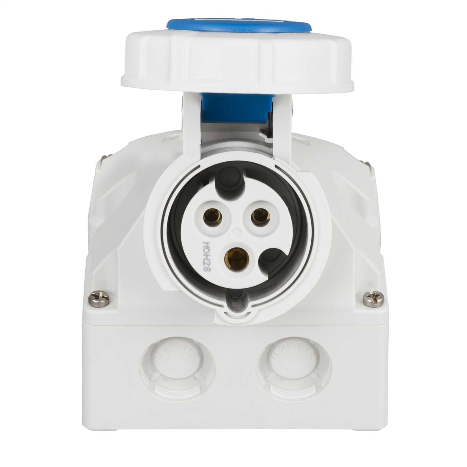 Mennekes 16A 2P+E 230V Wall Mounted Socket IP67 (9301) | CEF