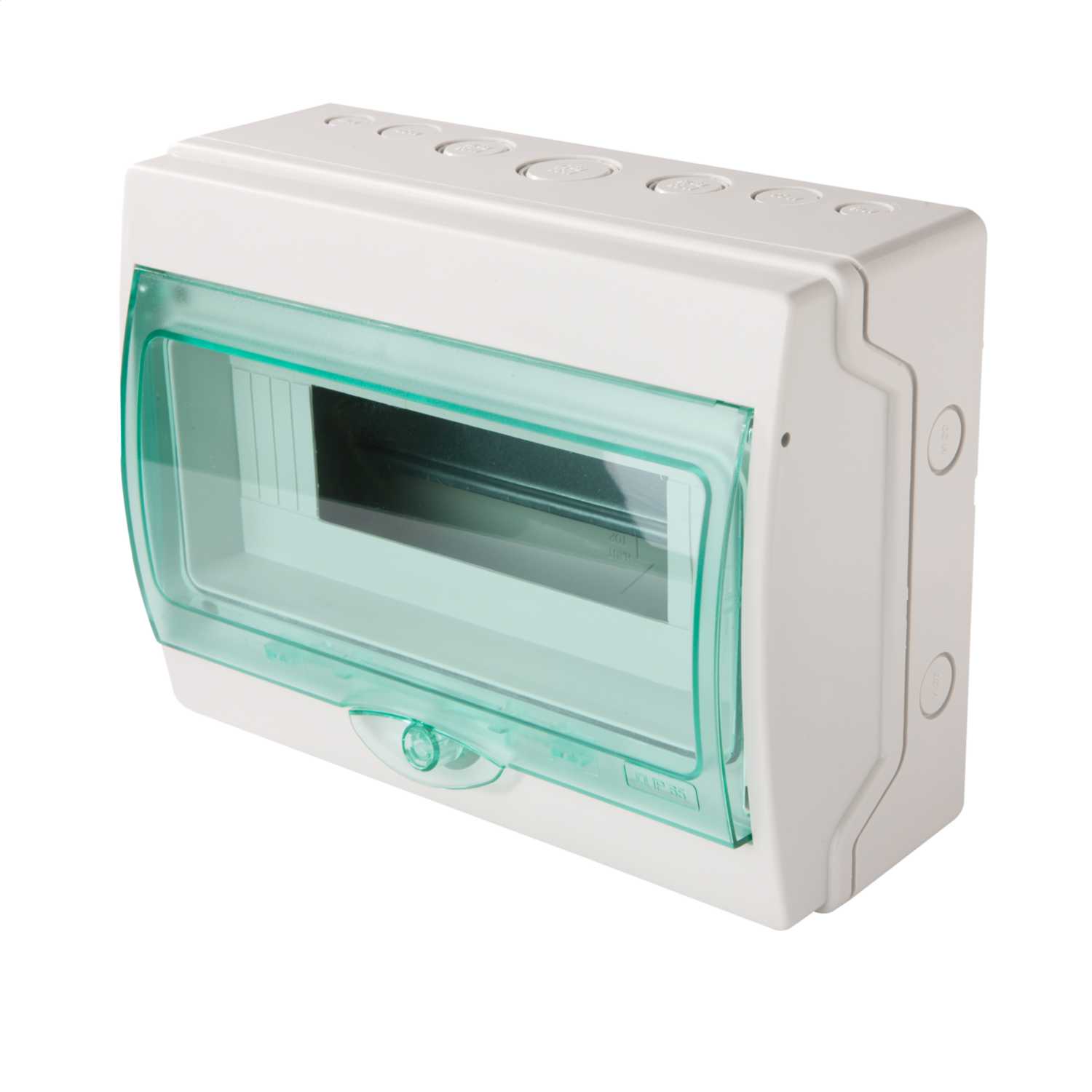 Schneider Merlin 12 Module Insulated IP65 Enclosure Grey / Green (13444 ...