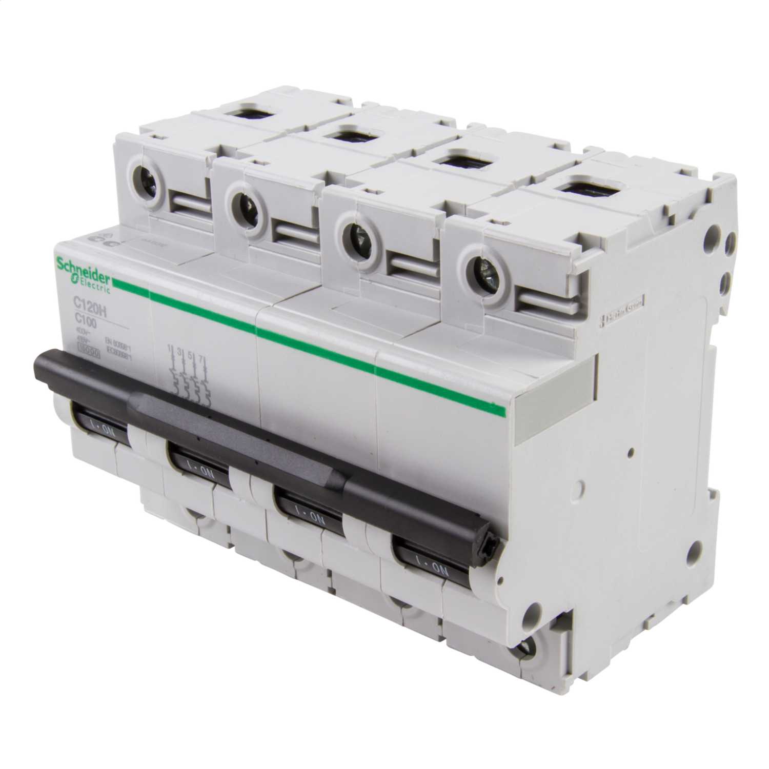 Schneider Acti9 100A Four Pole 15kA C Curve MCB (A9N18480) | CEF