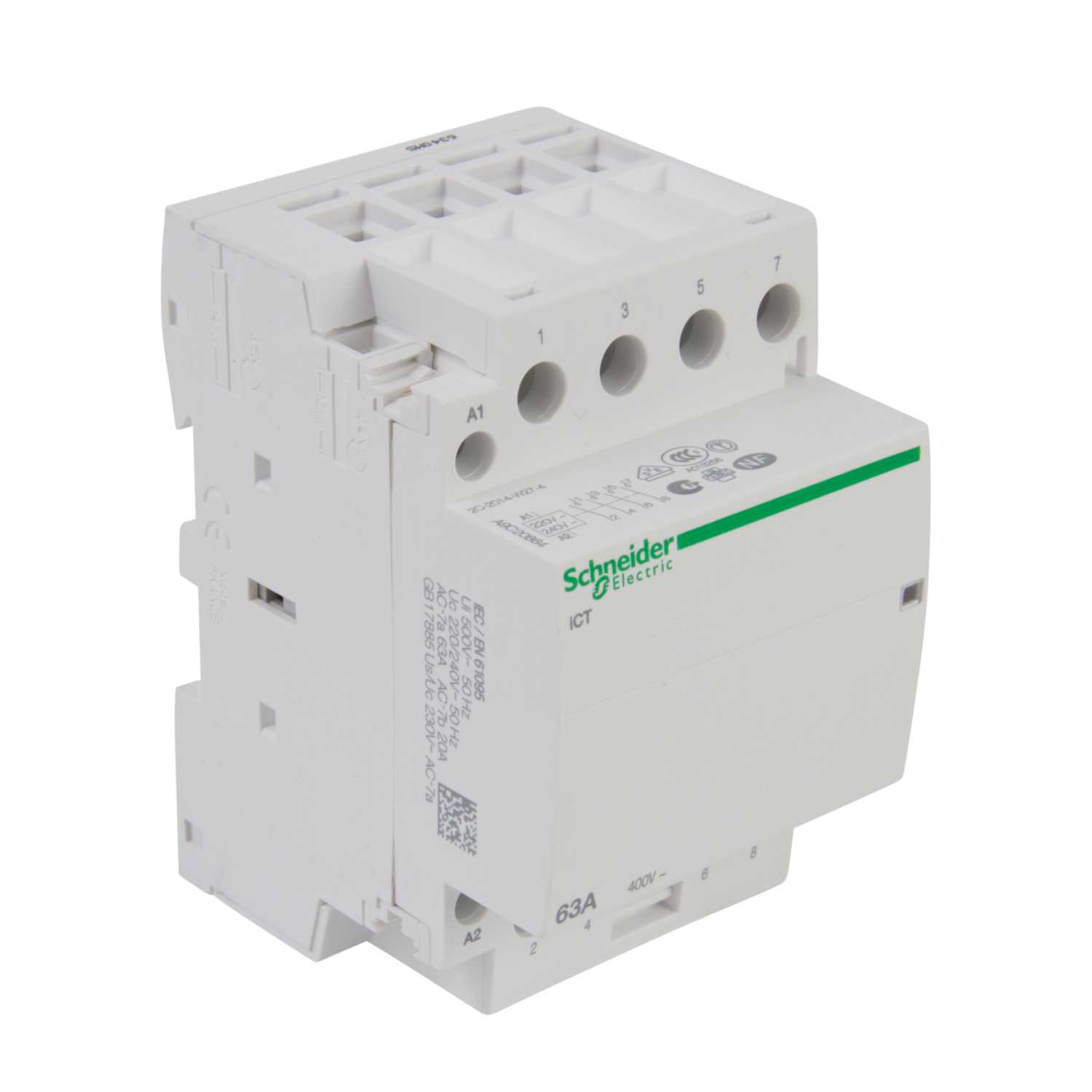 Schneider Acti9 63A 230V 4 Pole 4 NO Contactor (A9C20864) | CEF