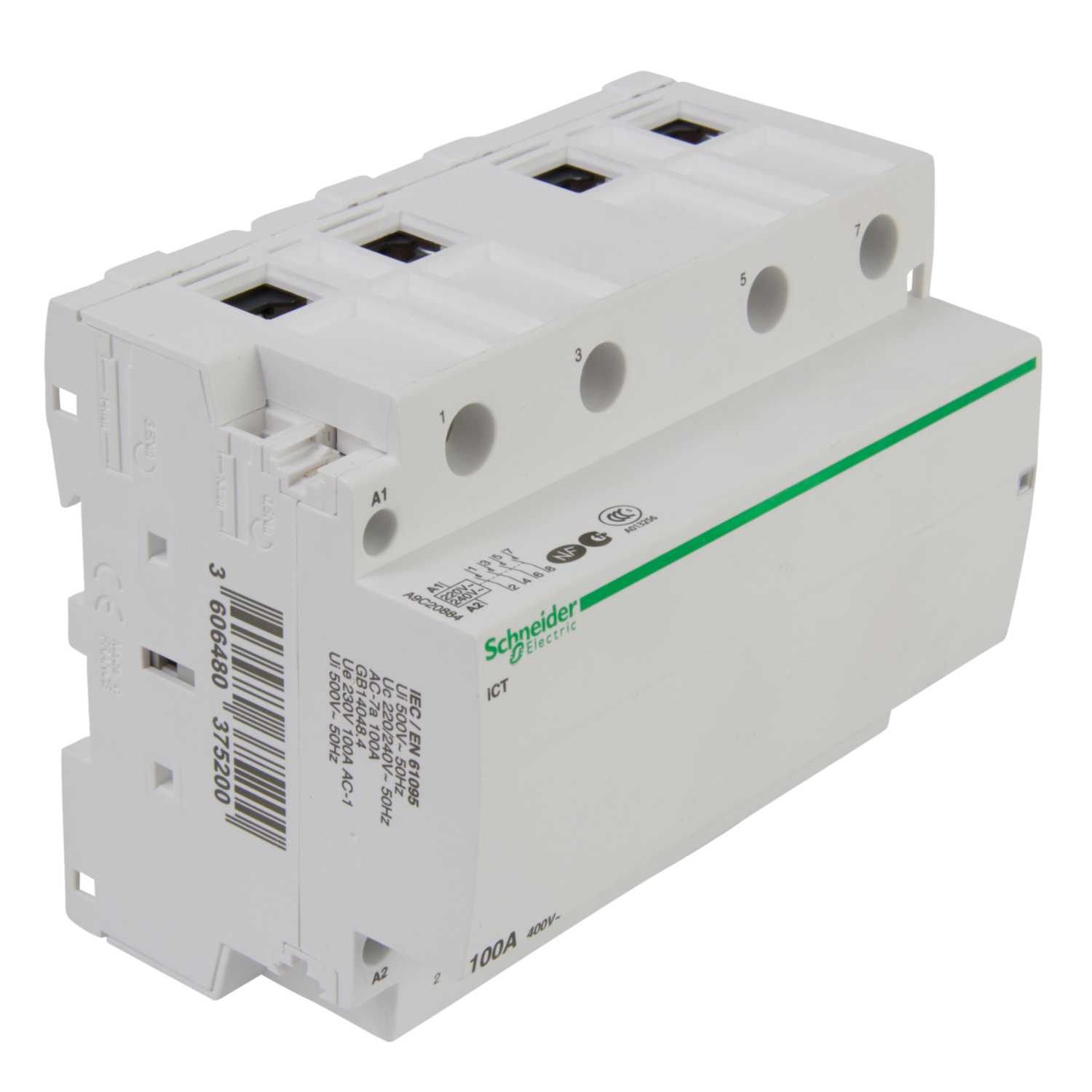 Schneider Acti9 100A 230V 4 Pole 4 NO Contactor (A9C20884) | CEF