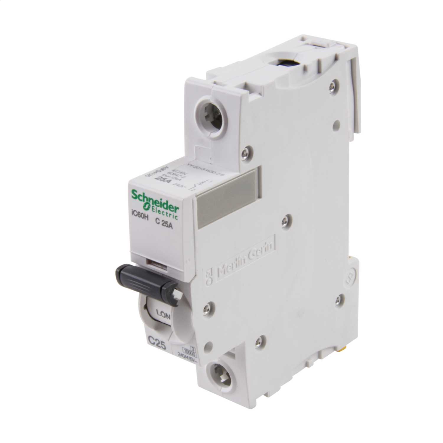 Schneider Acti9 25A Single Pole 10kA C Curve MCB (A9F54125) | CEF