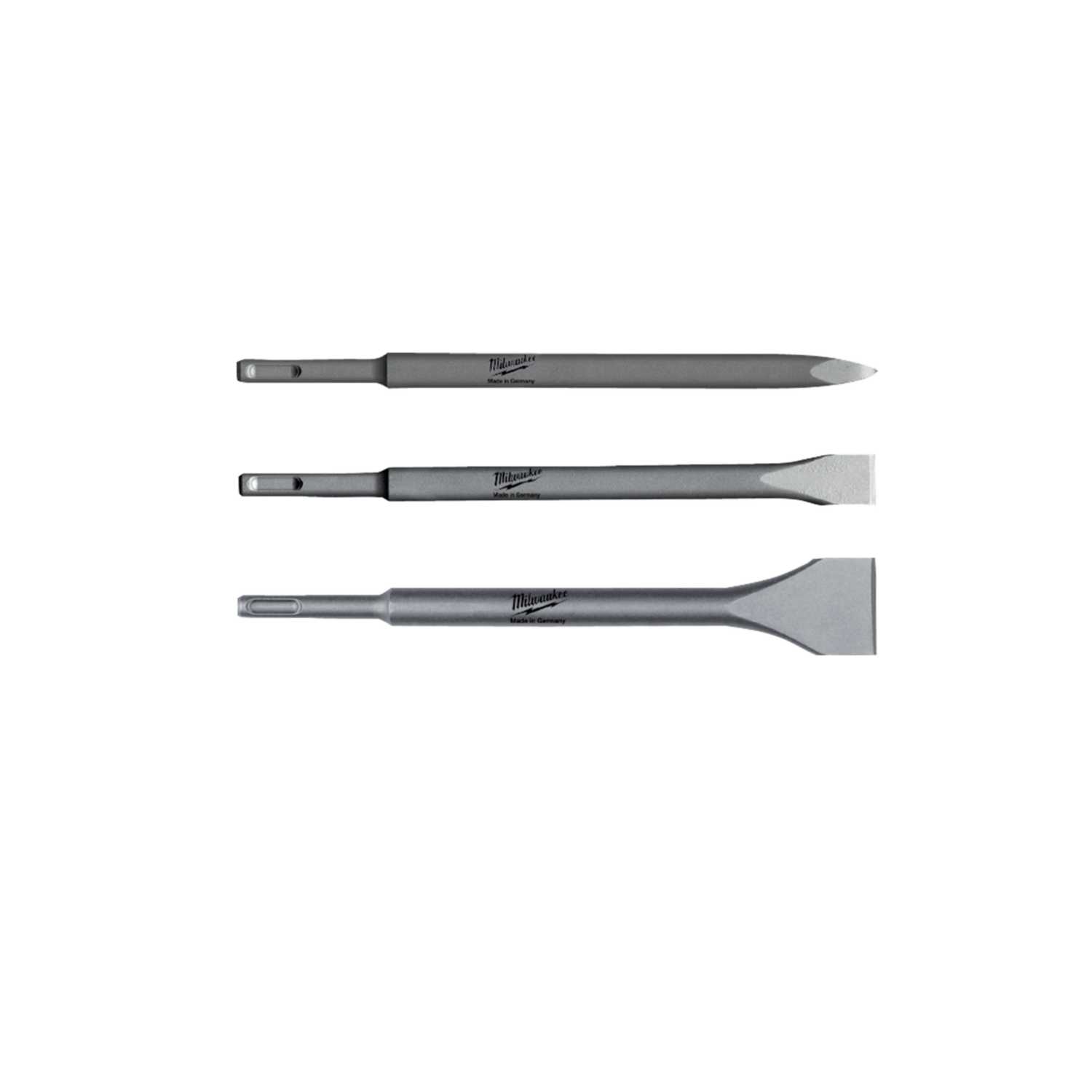 Milwaukee 3 Piece SDS Chisel Set (4932430001) | CEF