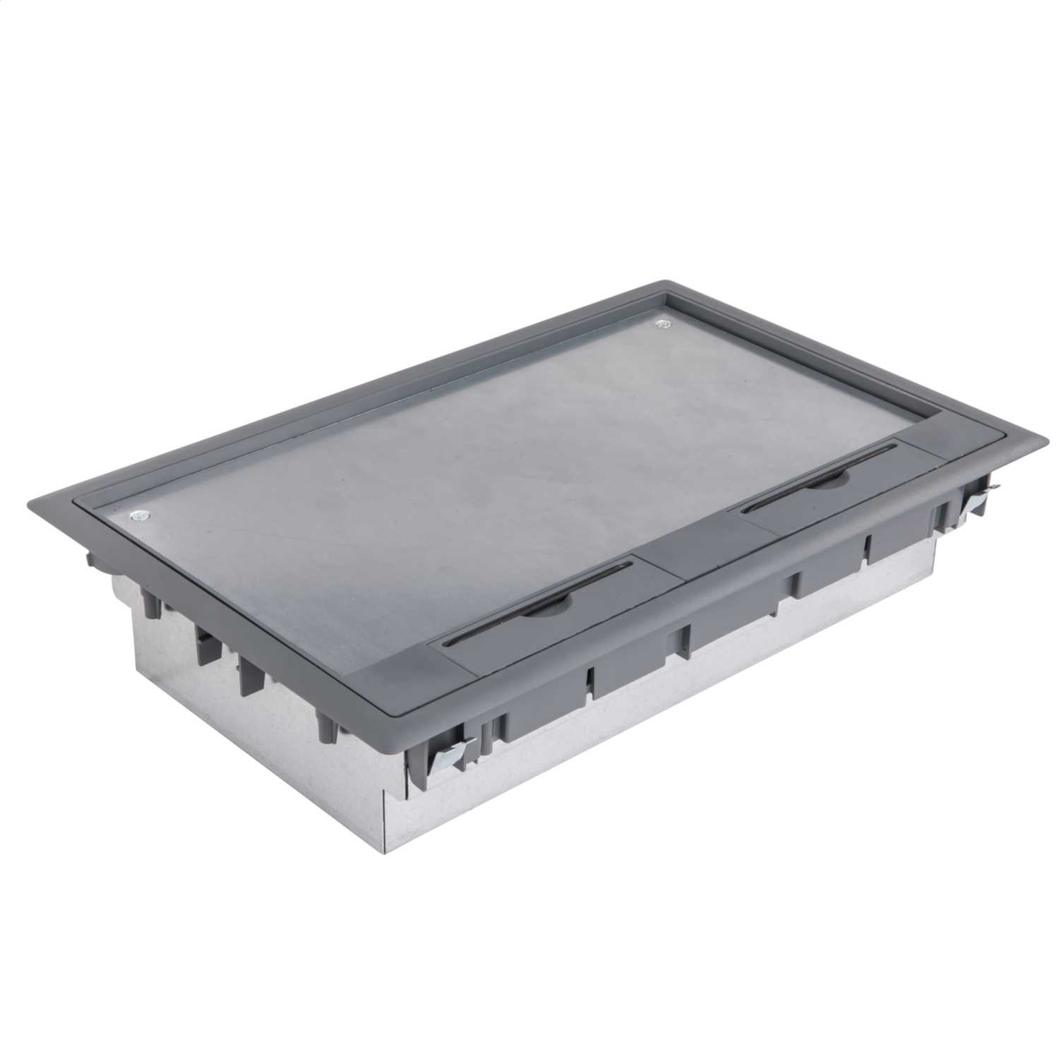 Schneider Mita 70mm x 222mm x 348mm 3 Compartment Floor Box Grey ...
