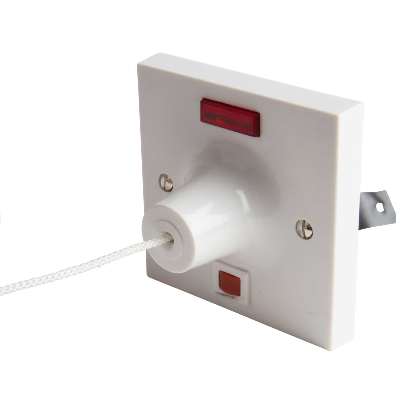 MK Logic Plus 50A DP 1 Way Ceiling Switch with Neon White (3164WHI) | CEF