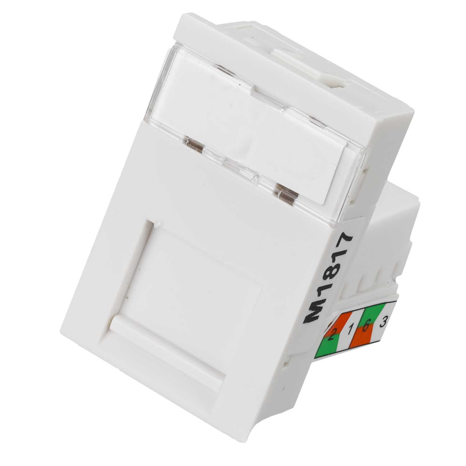MK Logic Plus RJ45 CAT6 LJU6C Module White (K5746WHI) | CEF