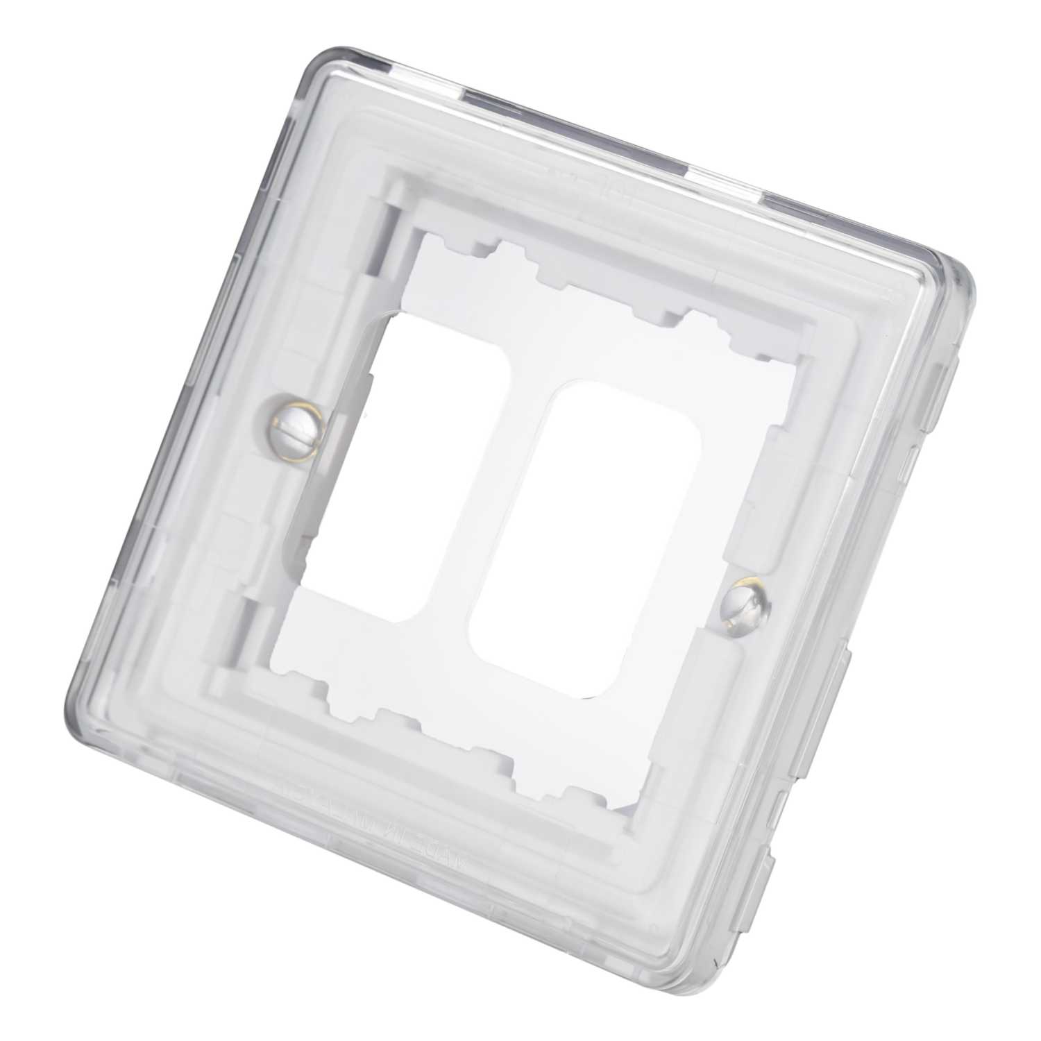 MK Dimensions 1 Gang 2 Module Grid Mounting Frame White (MH4332WHIC) | CEF