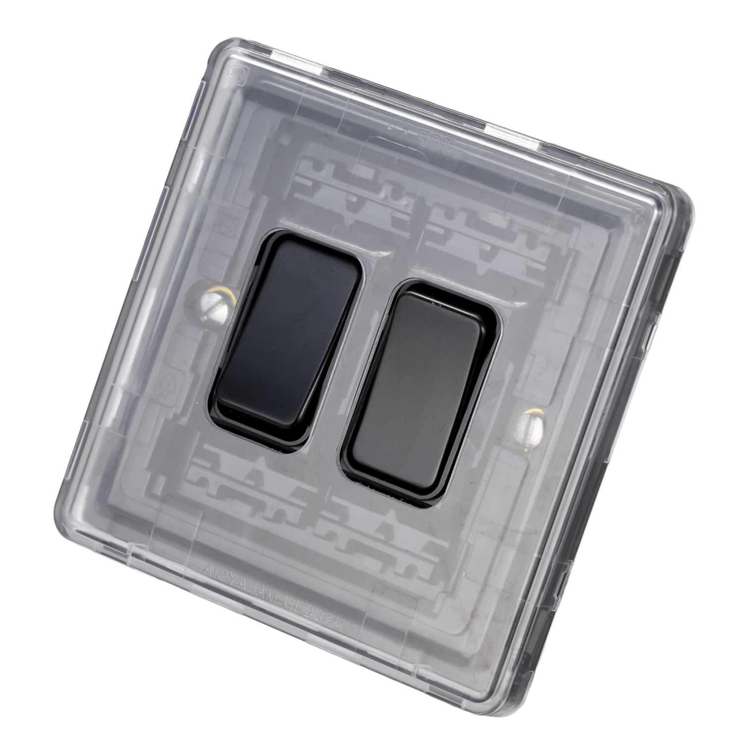 MK Dimensions 20A 2 Gang 2 Way Switch Module Black (MH4372BLKC) | CEF
