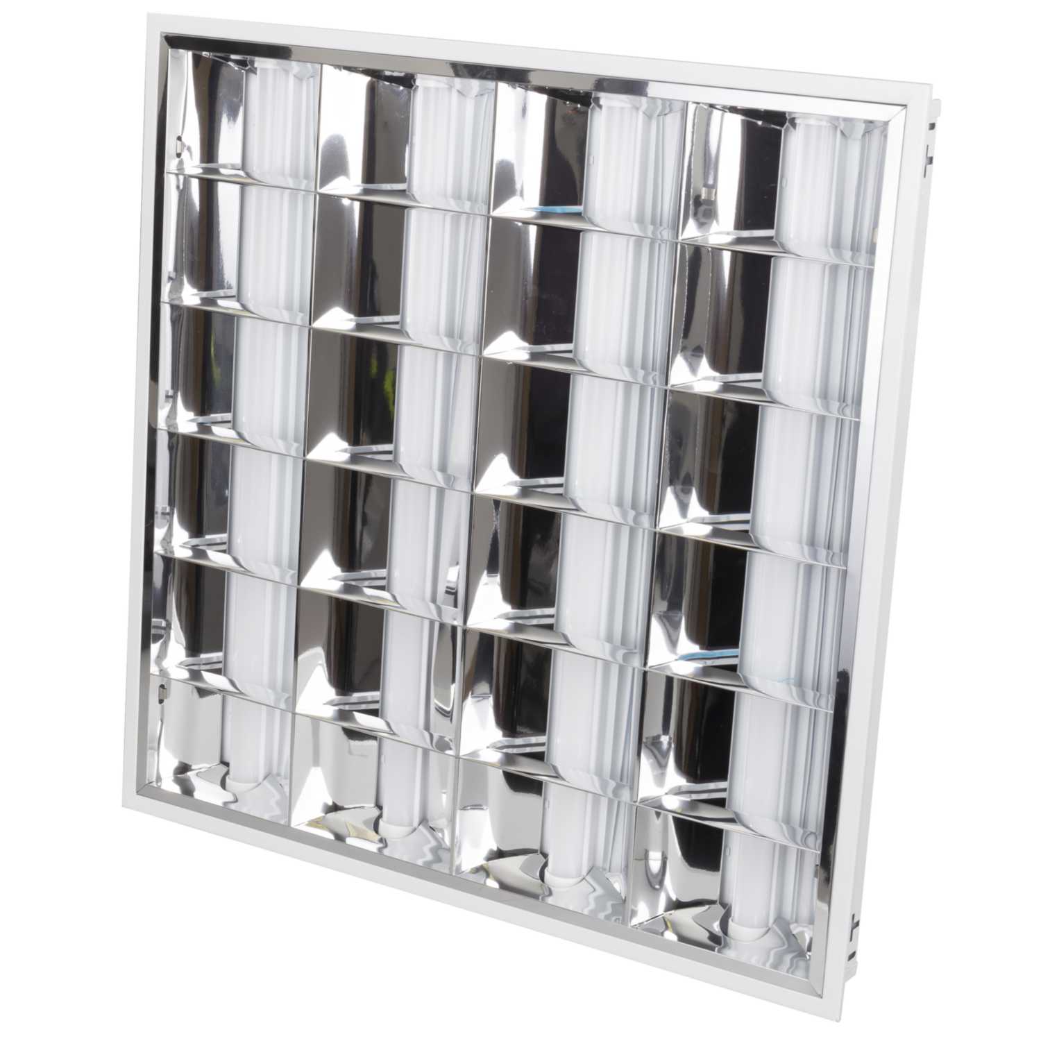 Knightsbridge 40W LED 600mm x 600mm Recessed Modular VDT Louvre 4000K ...