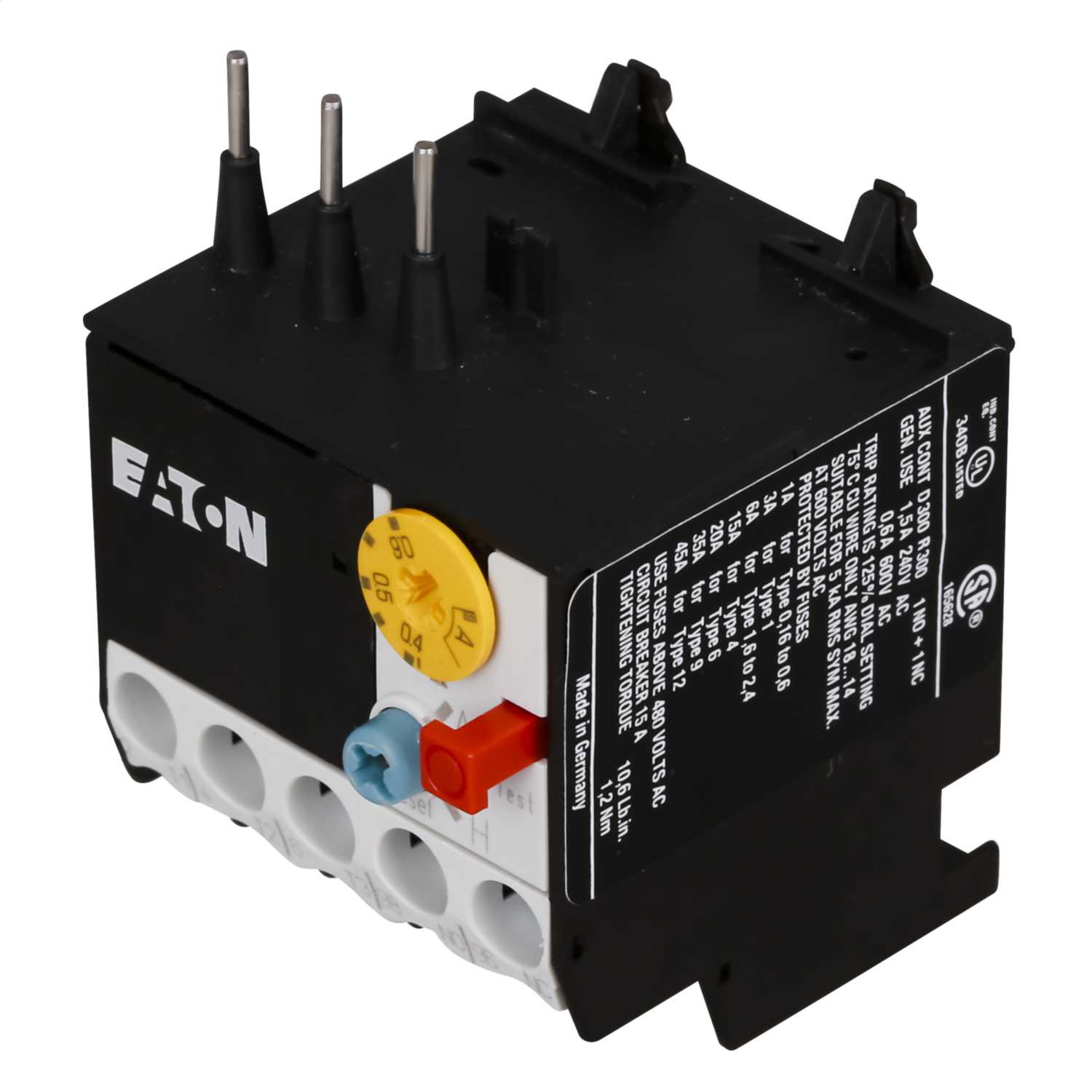 Moeller ZE-0.6 0.4 to 0.6A Overload Relay (14333) | CEF