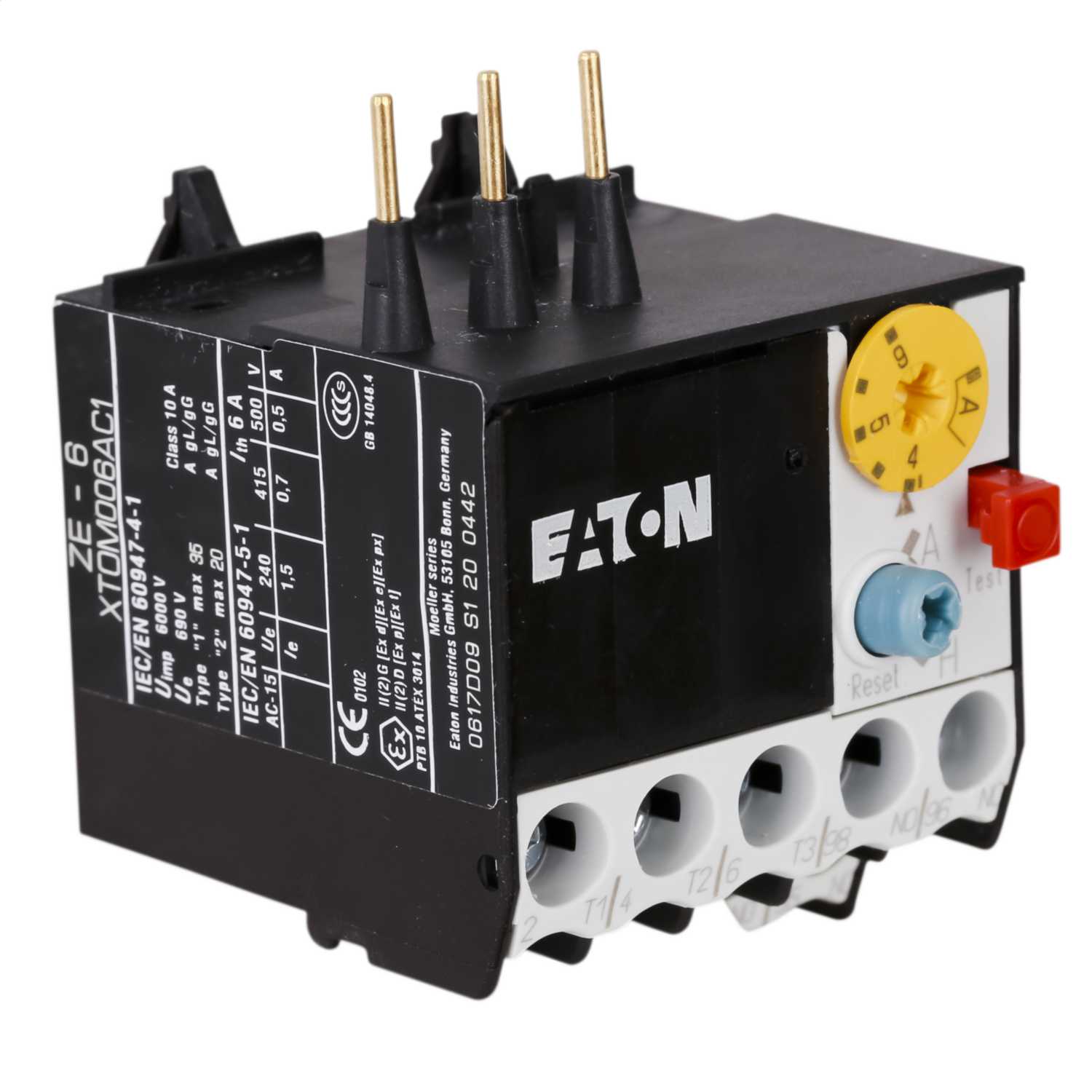 Moeller ZE-6 4.0 to 6.0A Overload Relay (14565) | CEF