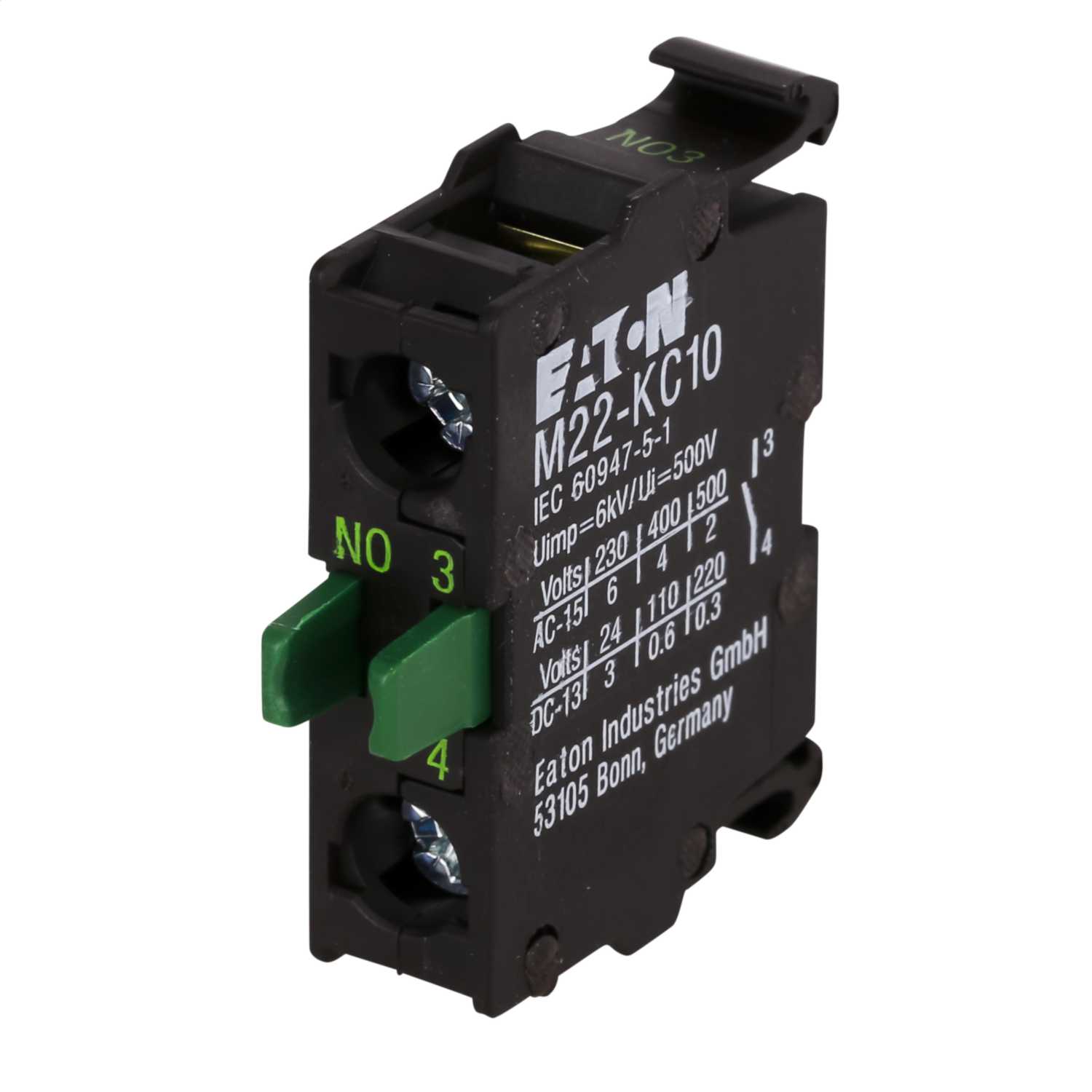 Moeller M22-KC10 Base Fixing Contact Block 1 NO(216380) | CEF