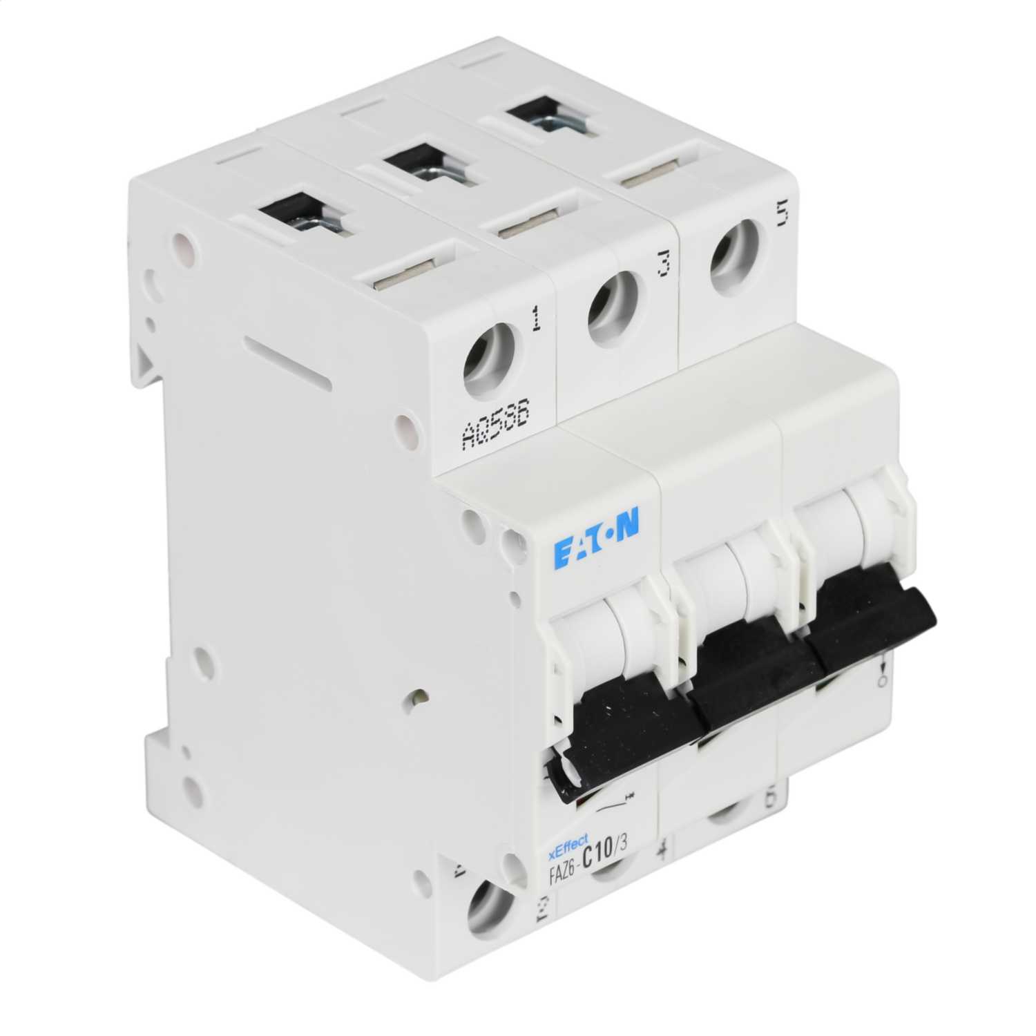 Moeller FAZ6-C10/3 10A Triple Pole 6kA C Curve MCB (239144) | CEF