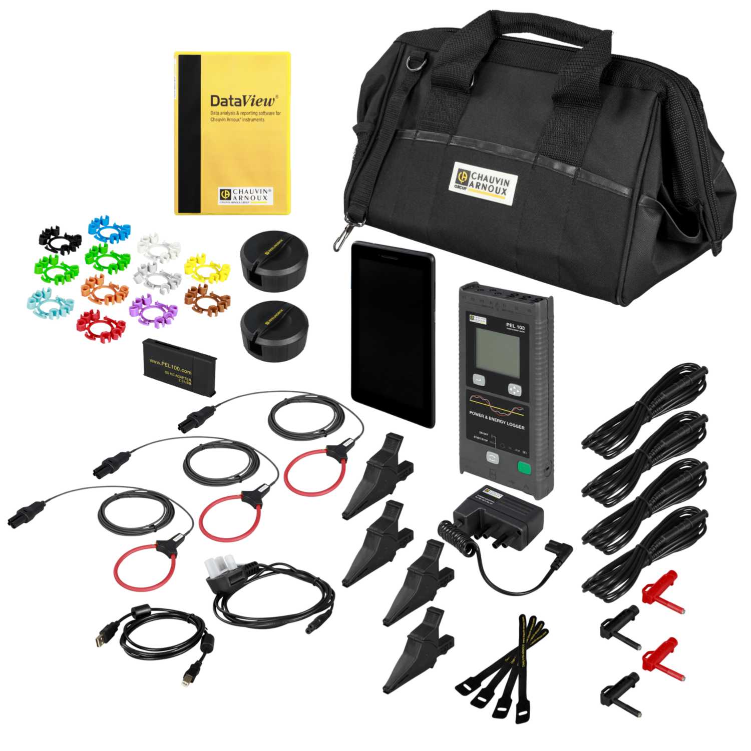 Chauvin-Arnoux PEL103 Power and Energy Logger Kit (PEL103 KIT) | CEF