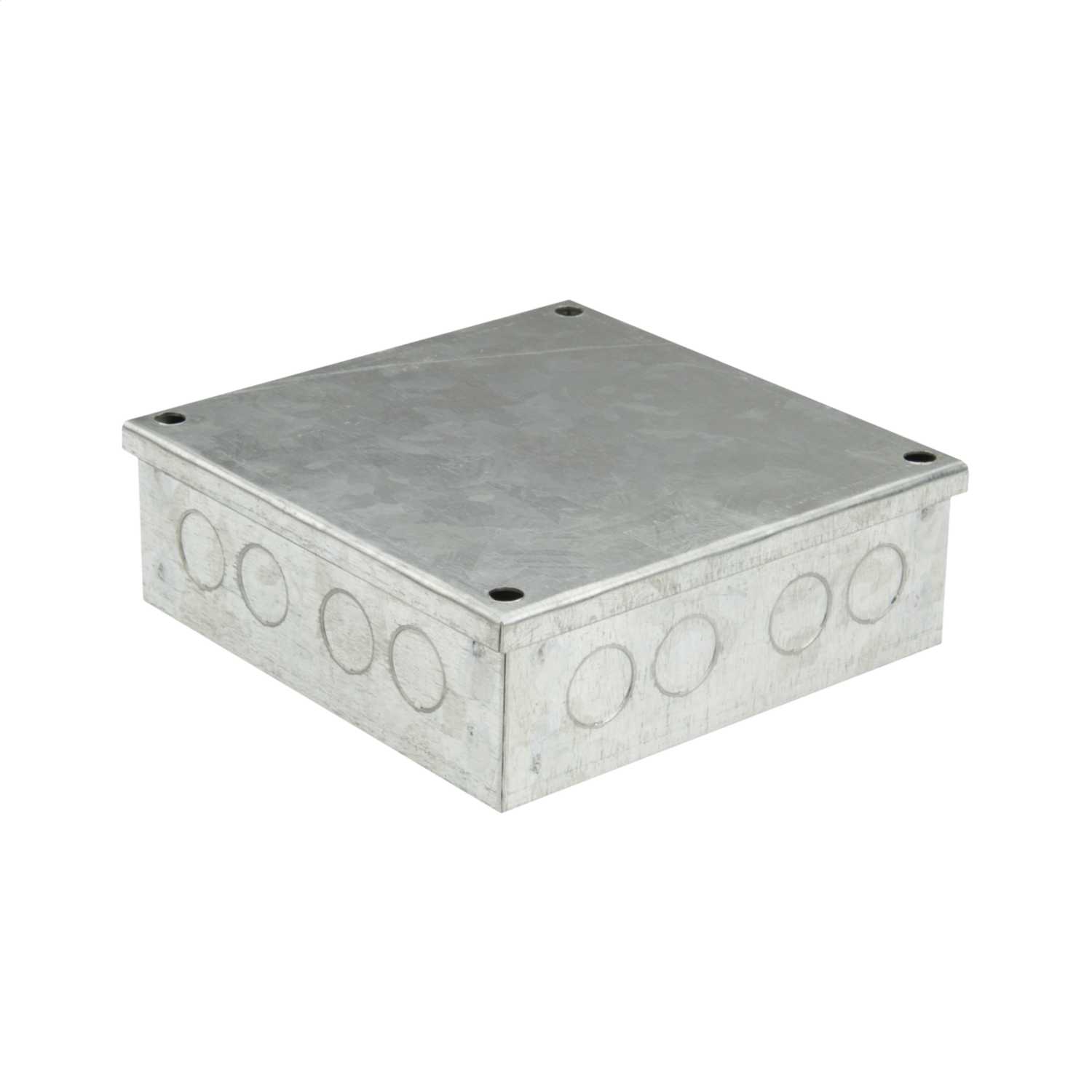Niglon 150mm x 150mm x 50mm Galvanised Adaptable Box with Knockouts ...