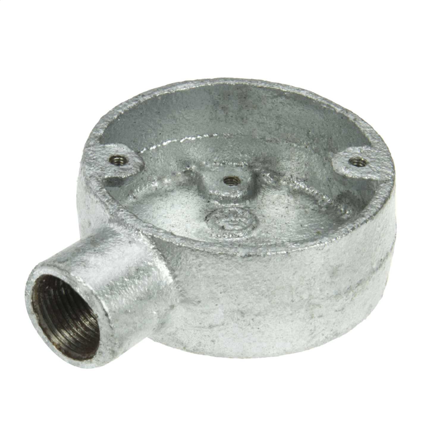 Niglon 25mm 1 Way Stop End Galvanised Conduit Box (Sold in 1's) (CB125G ...