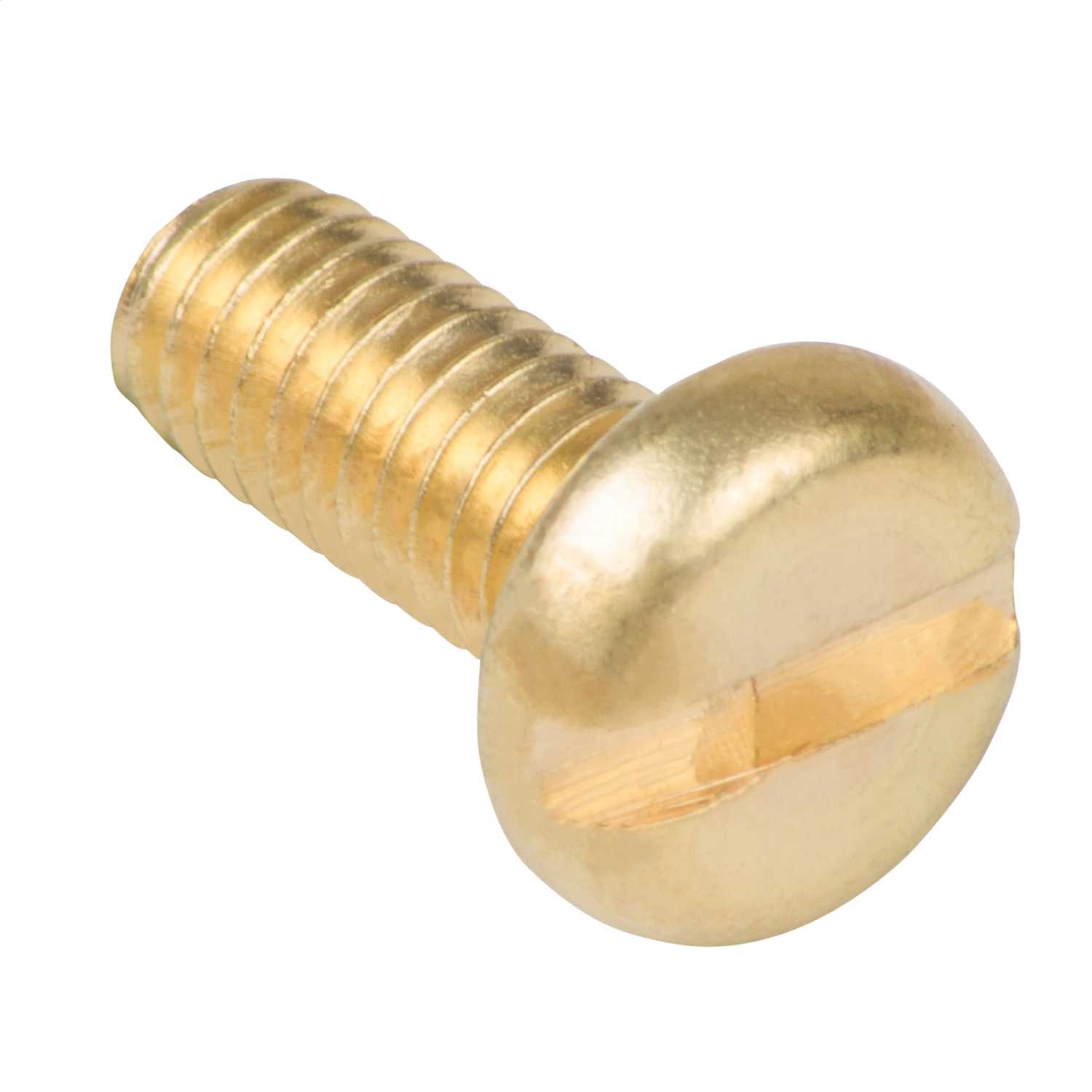 Olympic Fixings M4 x 10mm Pan Head Slot Screws Brass (Pack of 100) (216 ...