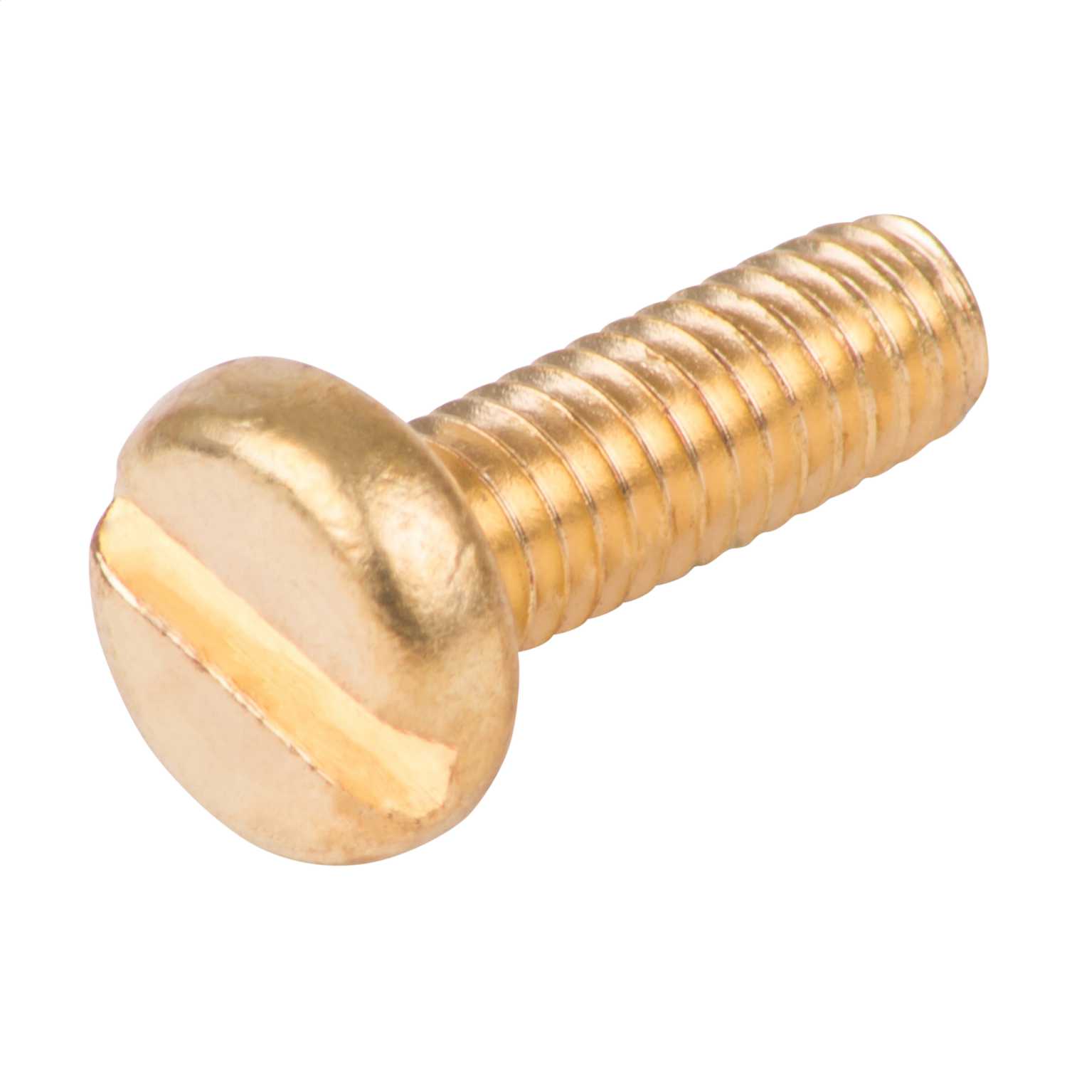 Olympic Fixings M4 x 12mm Pan Head Slot Screws Brass (Pack of 100) (216 ...