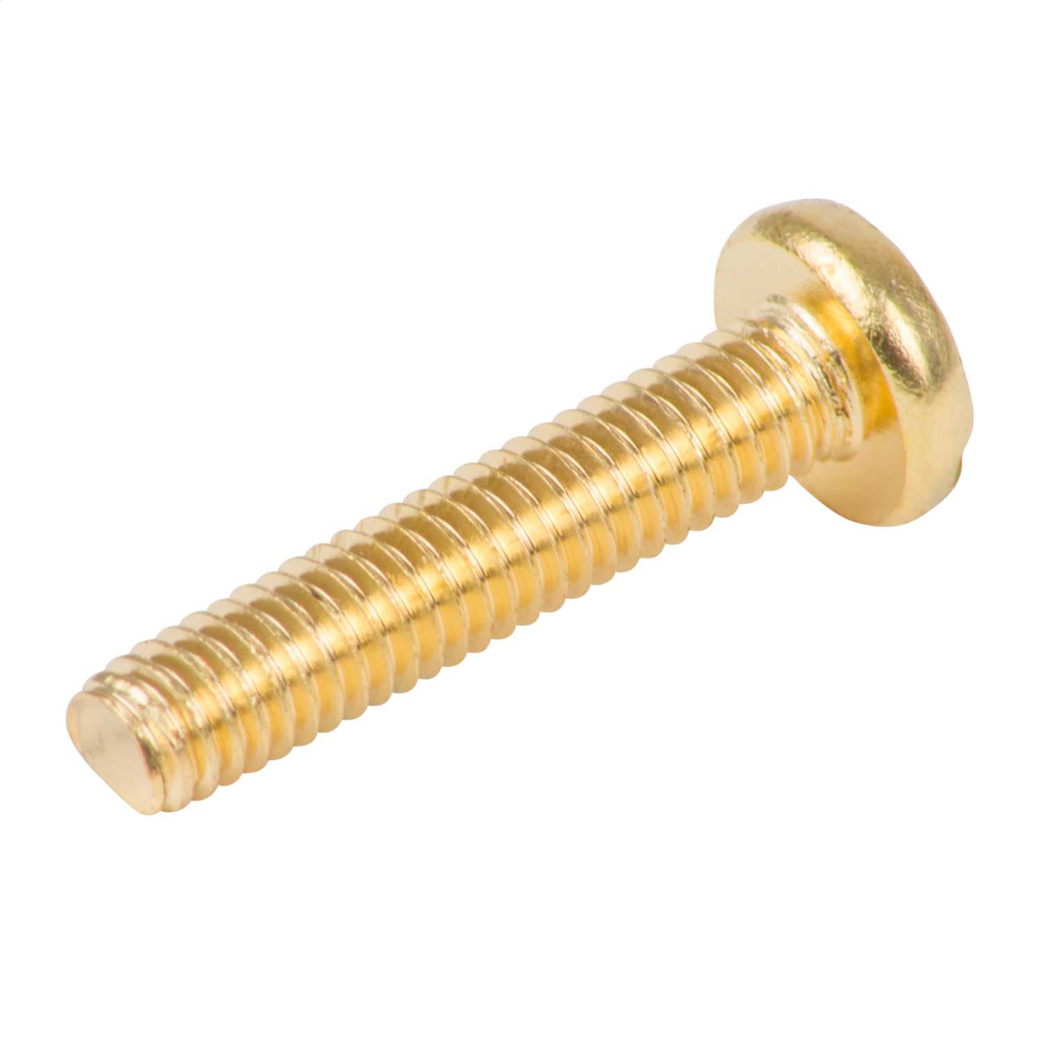 Olympic Fixings M4 x 20mm Pan Head Slot Screws Brass (Pack of 100) (216 ...