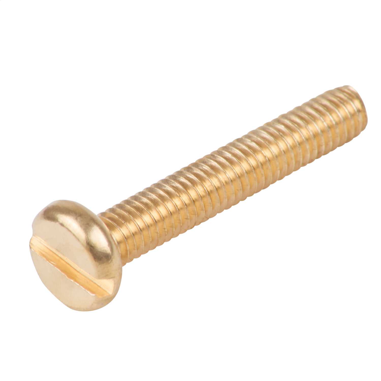 Olympic Fixings M4 x 25mm Pan Head Slot Screws Brass (Pack of 100) (216 ...