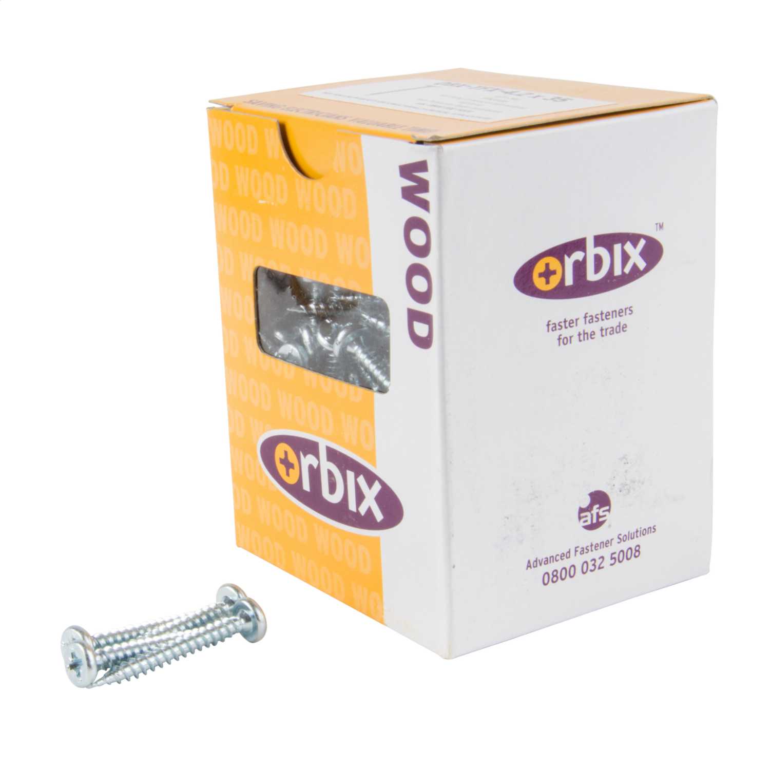 Orbix 4.2 x 35 Self Tapping Woodscrews BZP (Pack of 200) (OBX-TFX-4 ...
