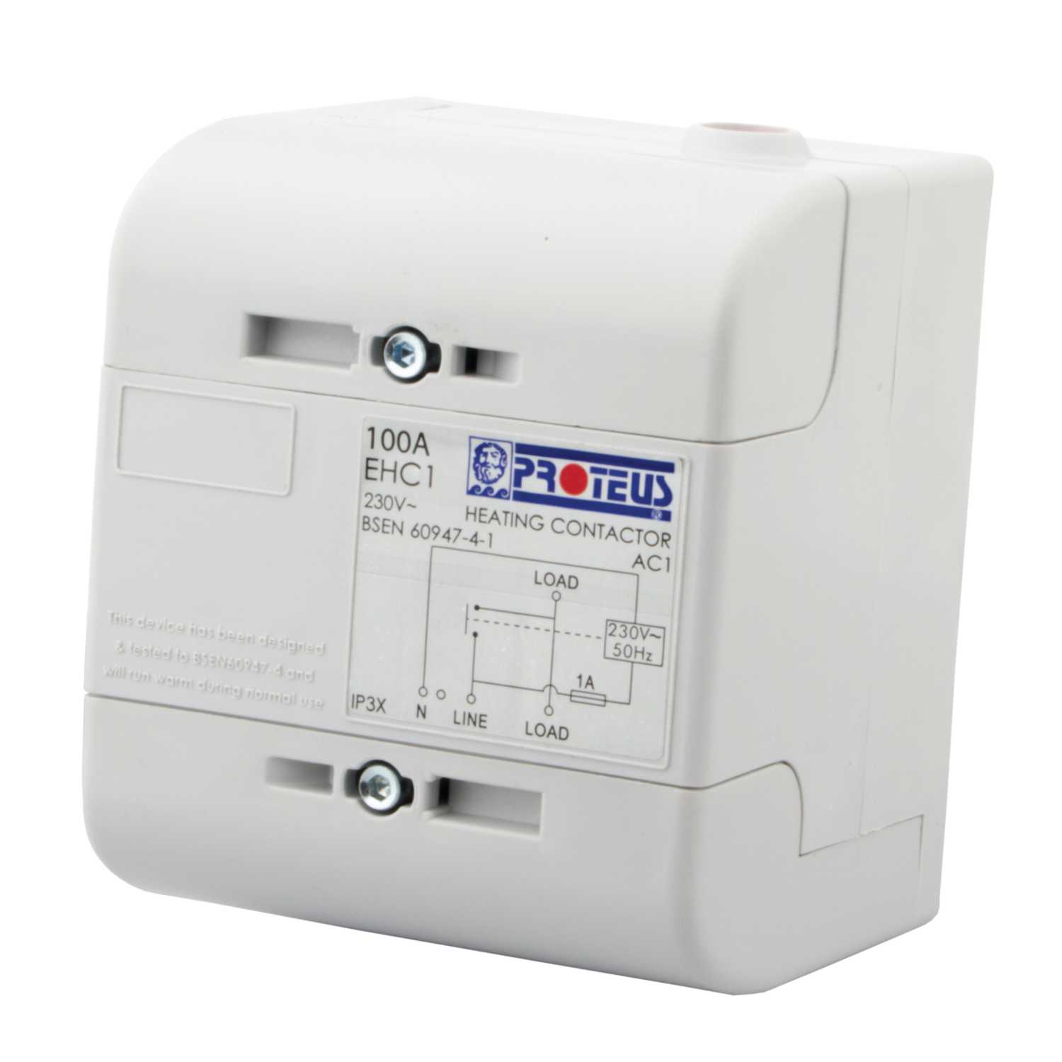 Proteus 100A Single Pole Enclosed Heating Contactor (EHC1) | CEF