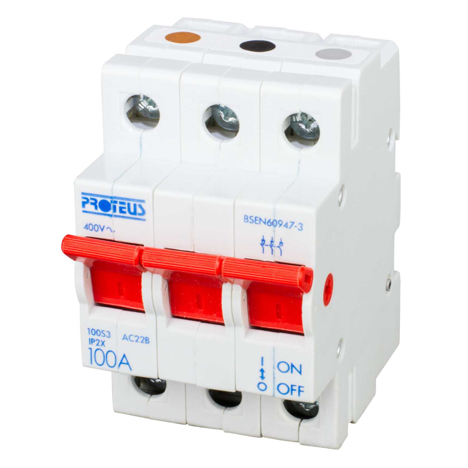 Proteus 100A TP Switch Disconnector Isolator (100S3) | CEF
