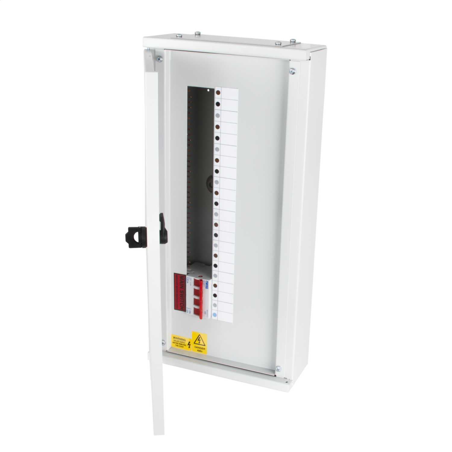 Proteus 6 Way TP+N Type A Vertical Distribution Board 100A Incomer ...