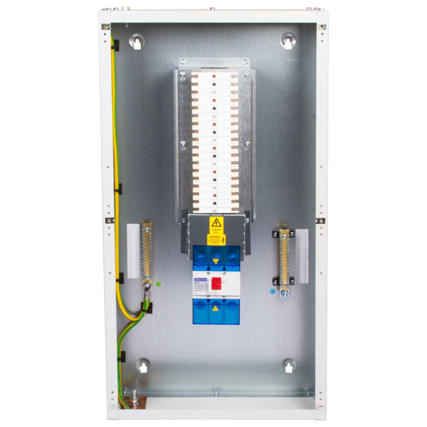 Proteus 12 Way TP+N MCB Distribution Board with 250A Disconnector ...