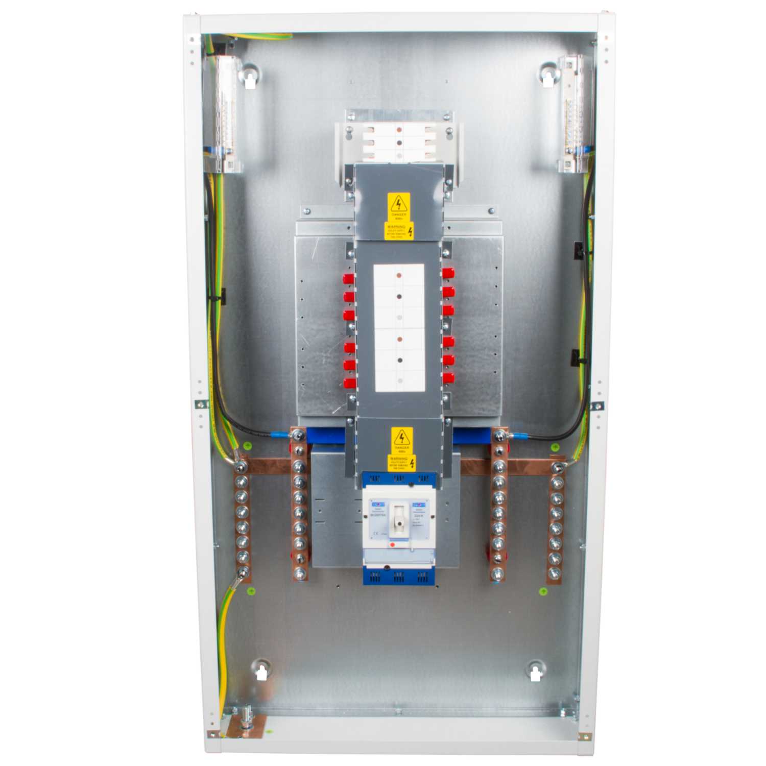 Proteus 2 + 4 Way TP+N MCB Combination Board with 250A Isolator Incomer ...