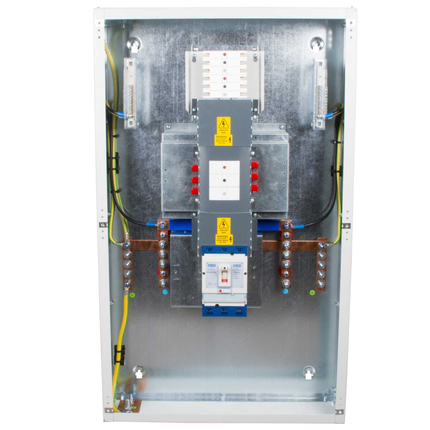 Proteus 4 + 2 Way TP+N MCB Combination Board with 250A Isolator Incomer ...