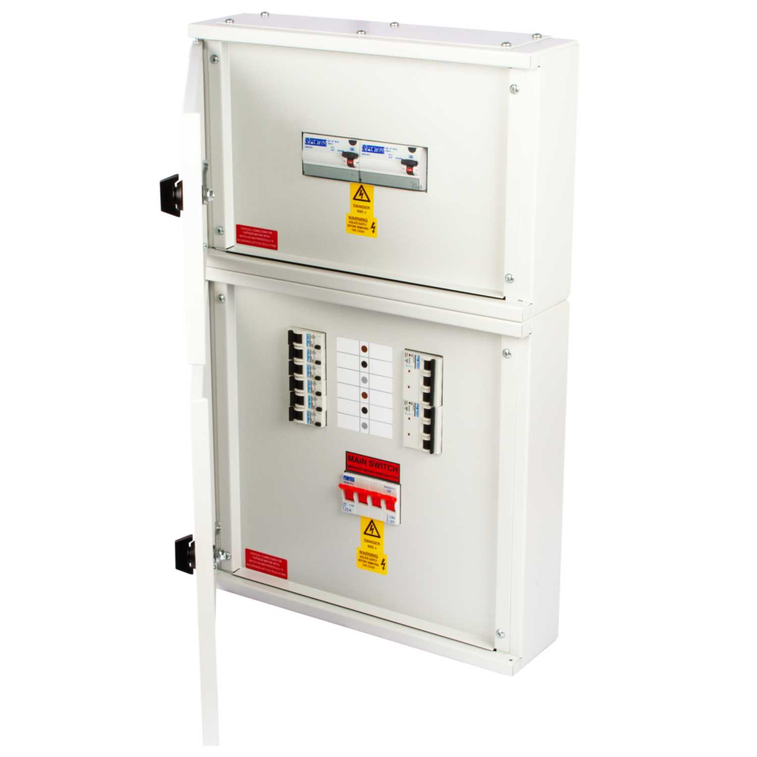 Proteus EV 4 Way TP+N Populated Distribution Board with 125A Mains ...