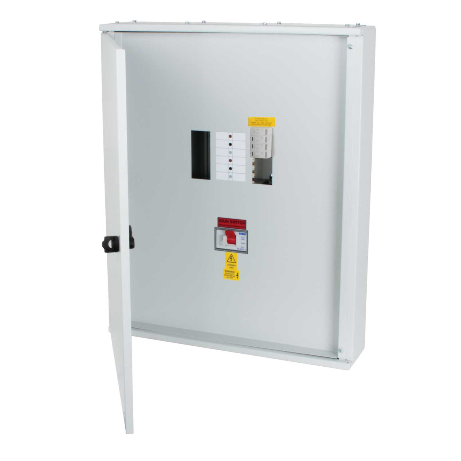 Proteus XL 3 Way TP+N Distribution Board with 200A Incomer and Type 1+2 ...